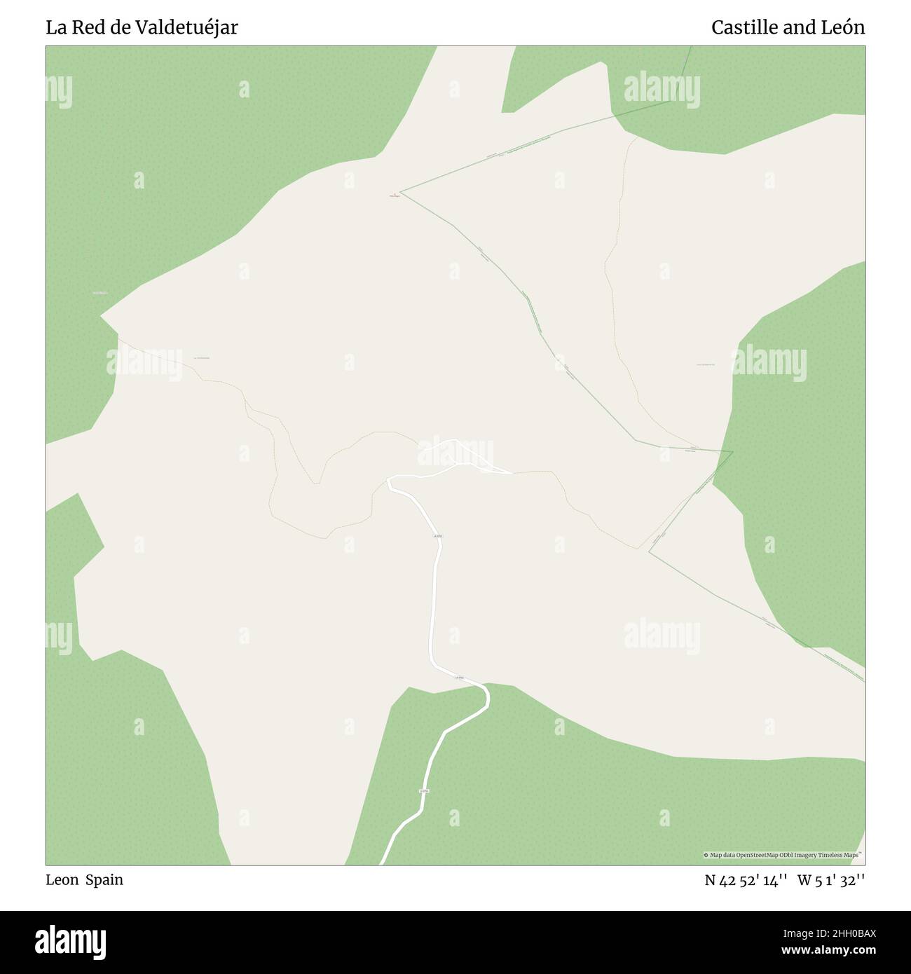 La Red de Valdetuéjar, Leon, Spain, Castille and León, N 42 52' 14'', W ...