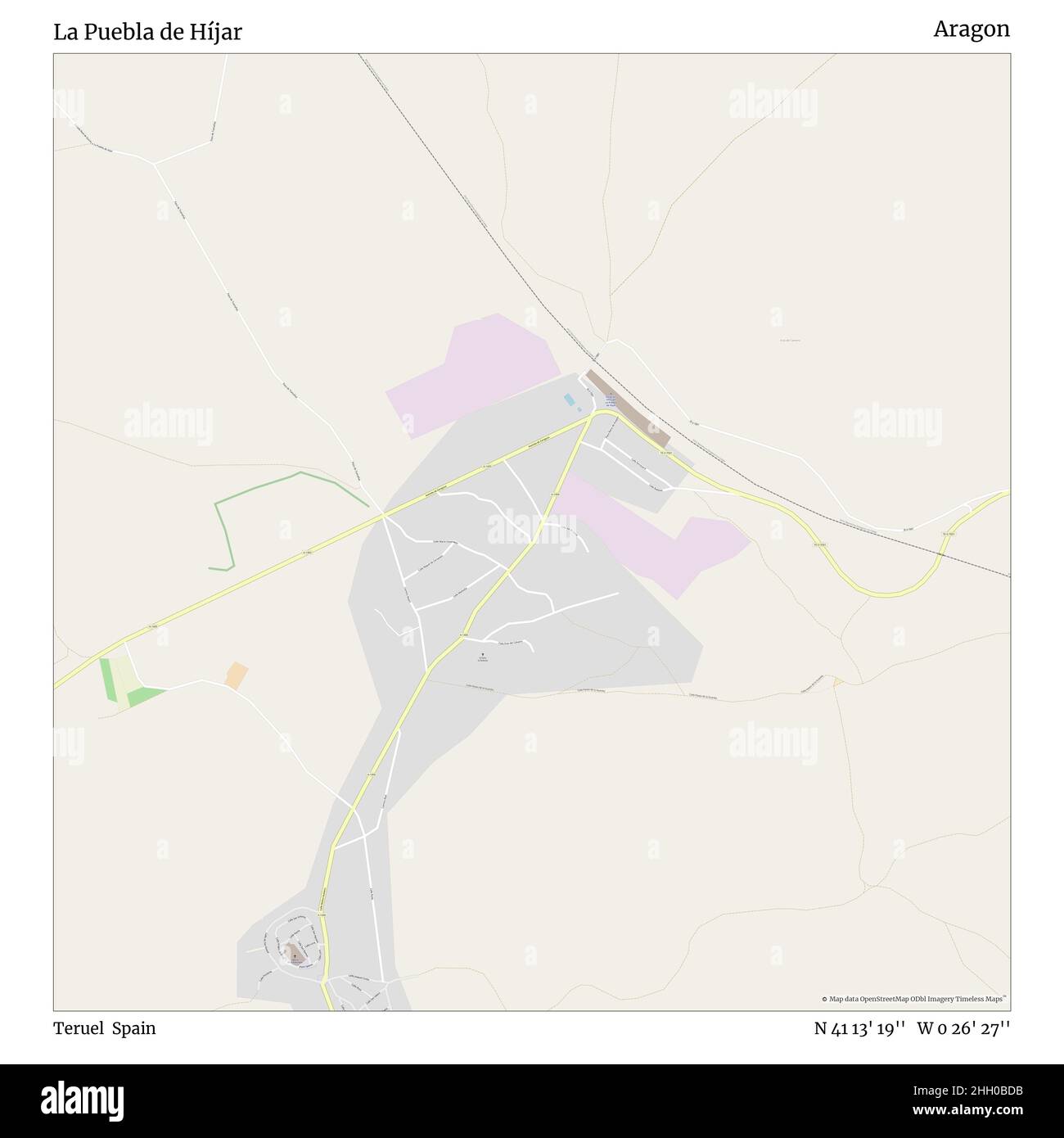 Map of hijar spain hi-res stock photography and images - Alamy