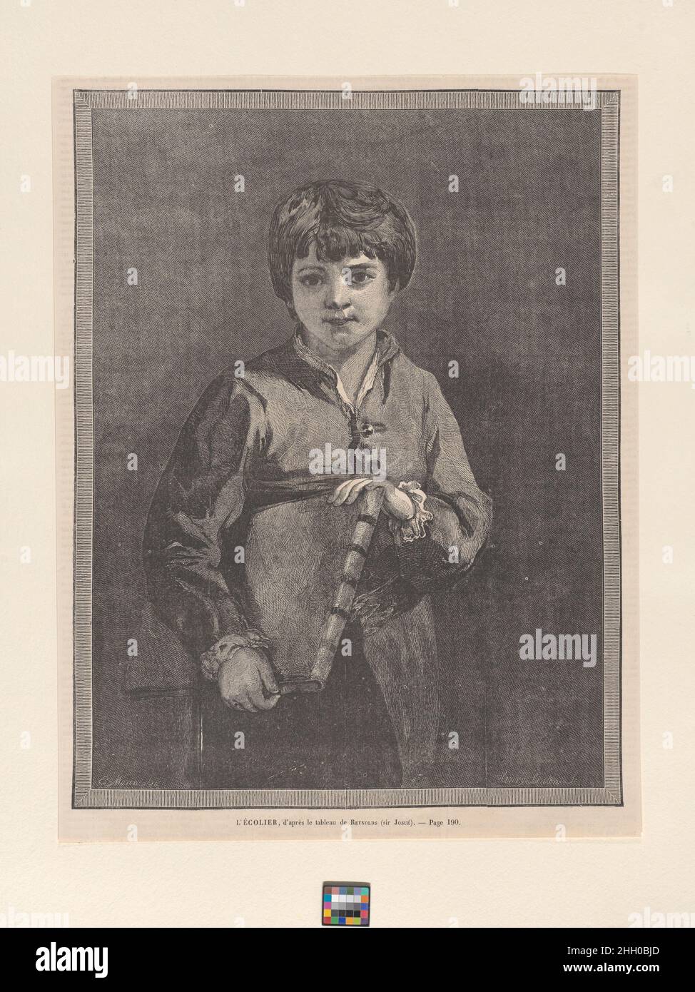 L'Écolier, from "L'Univers Illustré" May 16, 1861 Henry Linton Linton's ...