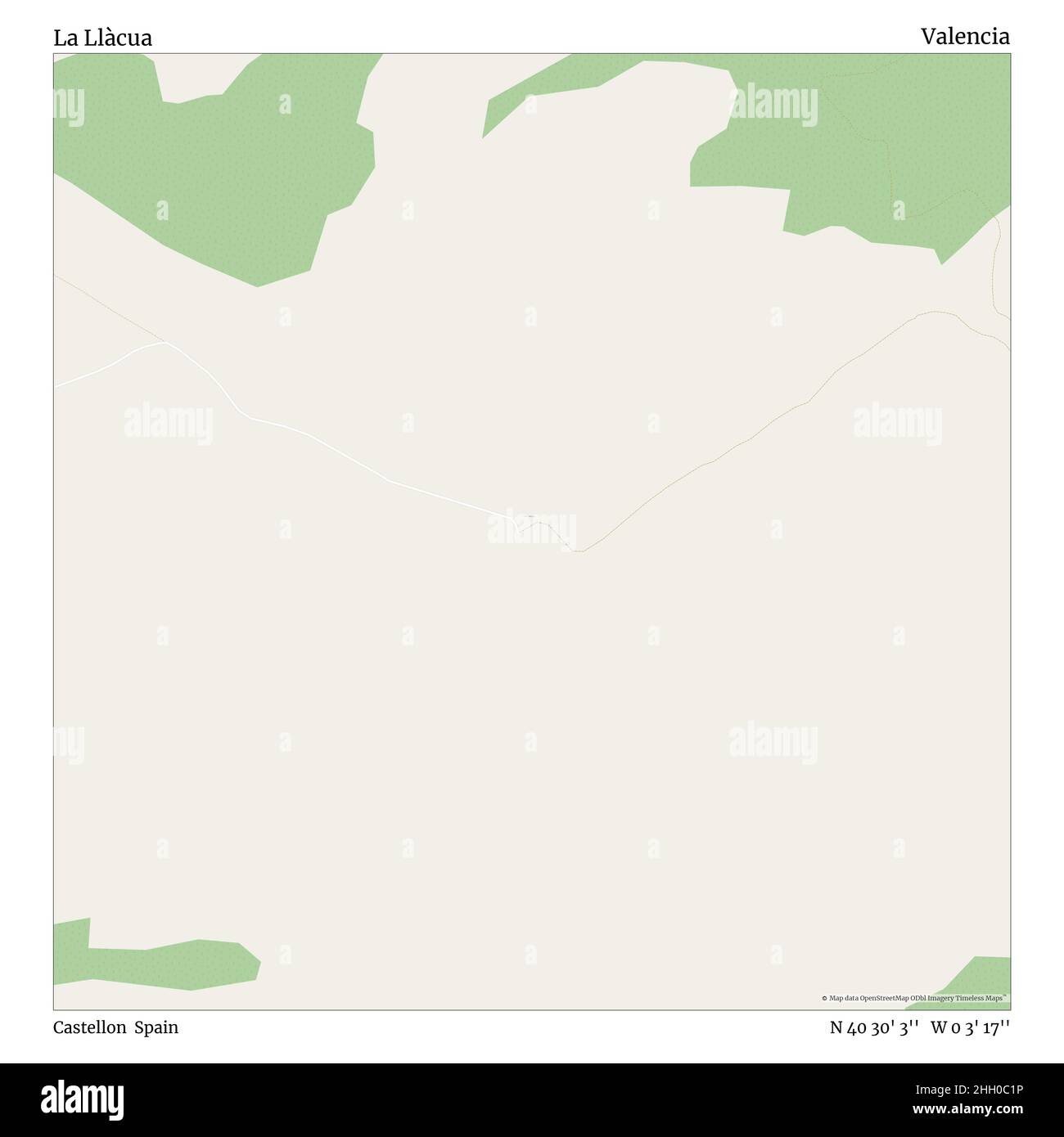 La Llàcua, Castellon, Spain, Valencia, N 40 30' 3'', W 0 3' 17'', map ...