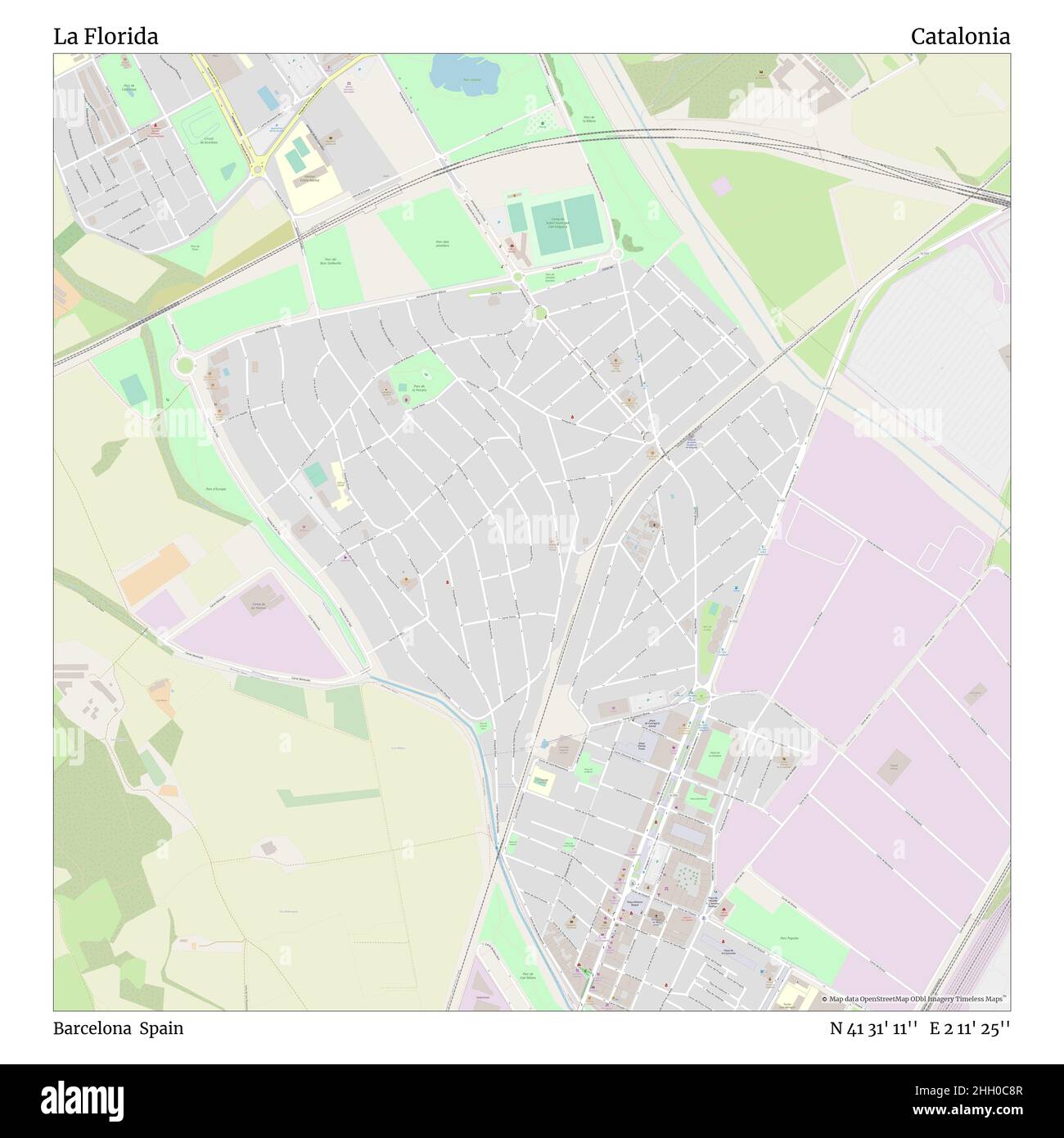 Spain florida map Cut Out Stock Images & Pictures - Alamy