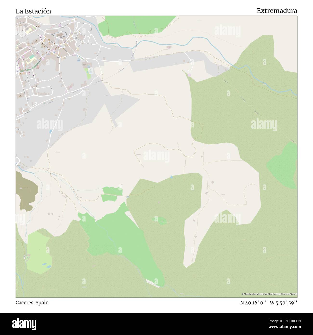 La Estación, Caceres, Spain, Extremadura, N 40 16' 0'', W 5 50' 59 ...