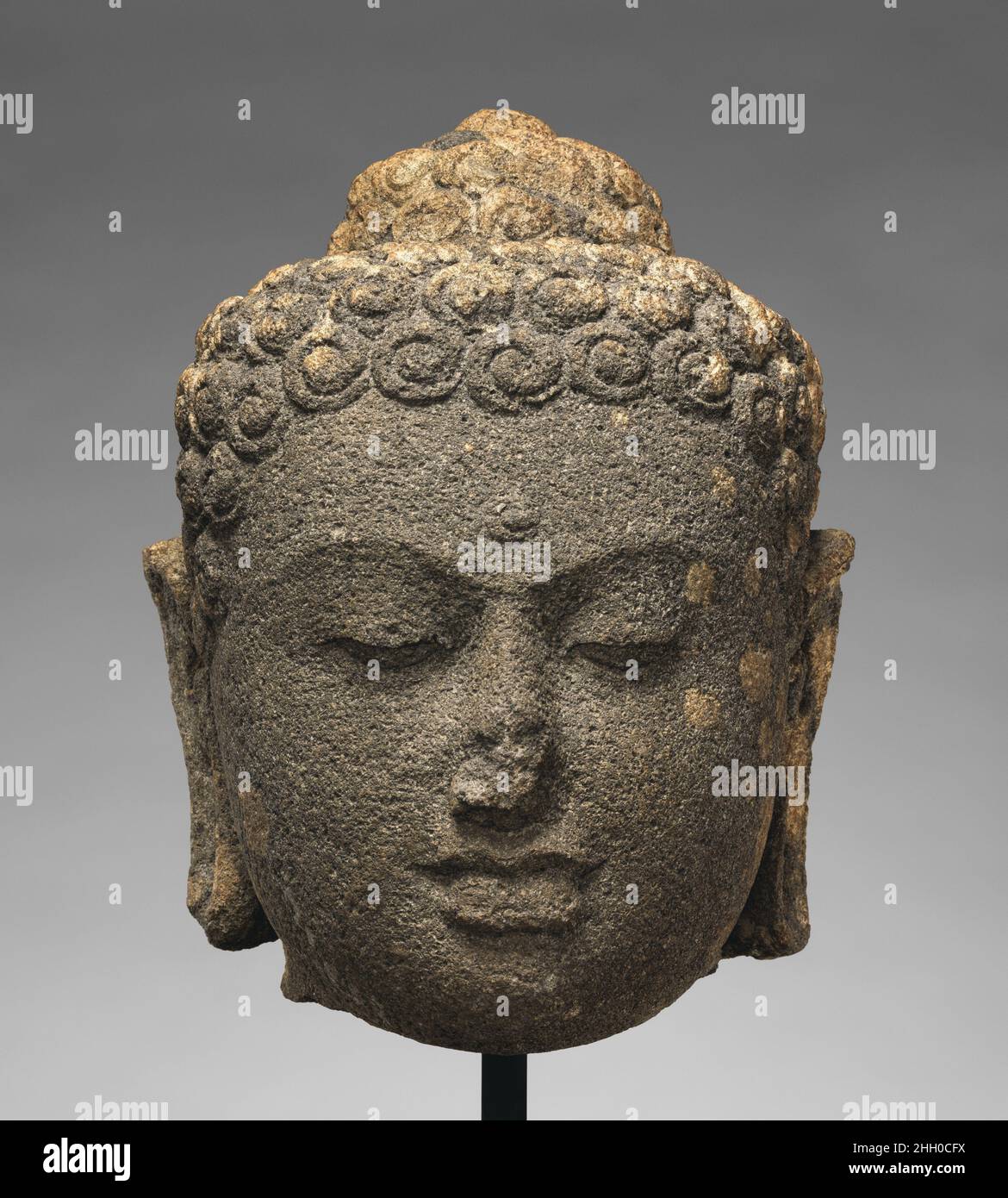 Head of a Buddha 9th century Indonesia (Java). Head of a Buddha ...