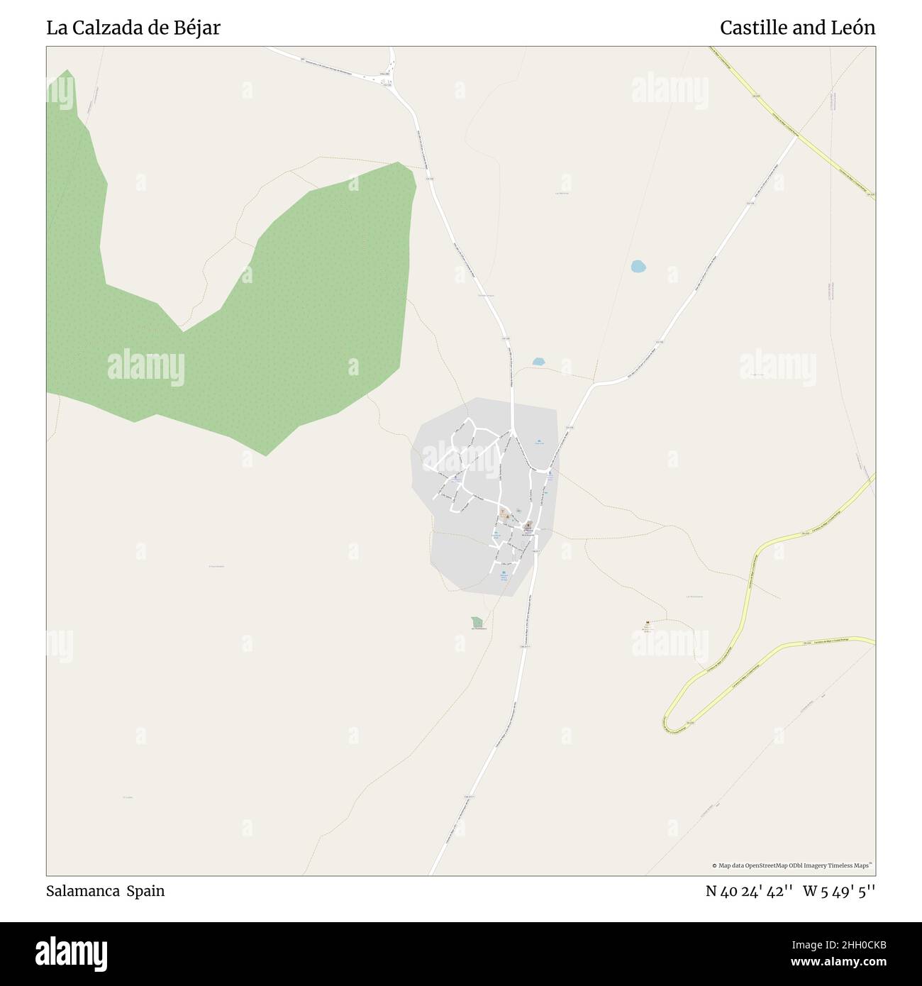 Map of bejar hi-res stock photography and images - Alamy
