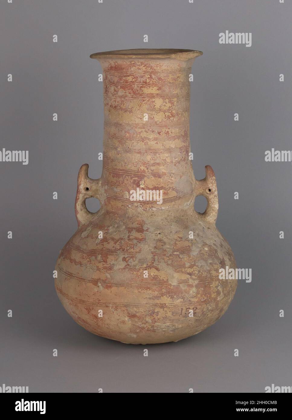 Amphora ca. 3200–1600 B.C. Cypriot Incised horizontal and wavy lines ...