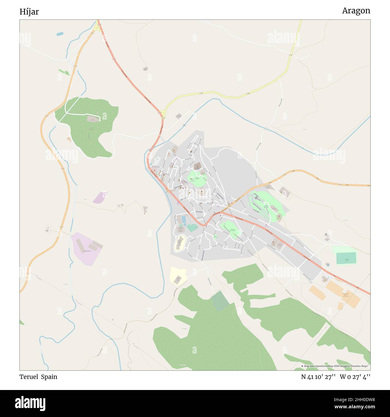 Hijar spain map hi-res stock photography and images - Alamy