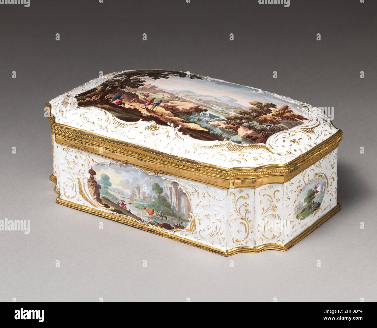 Box ca. 1770 British, South Staffordshire. Box. British, South ...