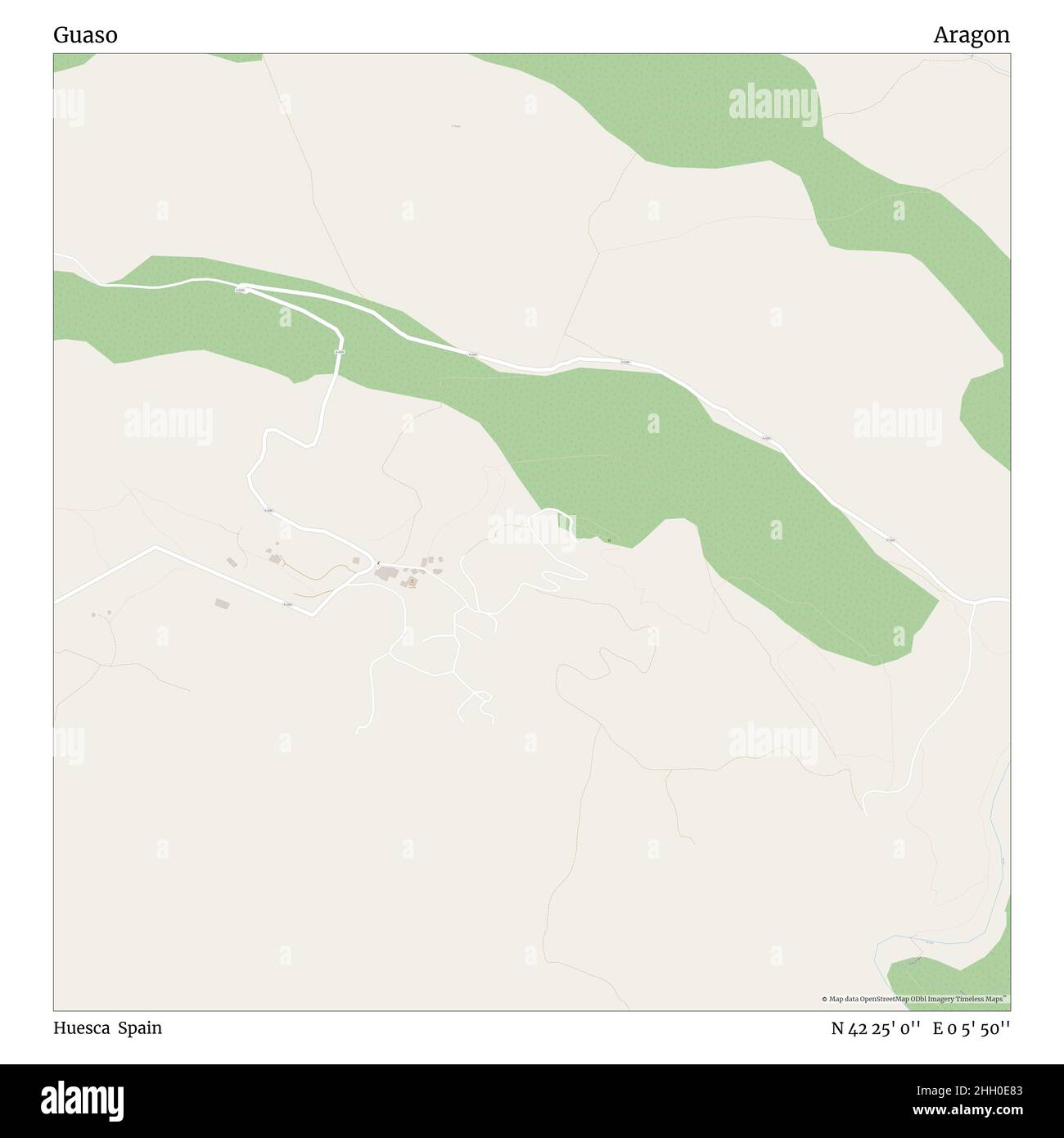 Guaso, Huesca, Spain, Aragon, N 42 25' 0'', E 0 5' 50'', map, Timeless ...