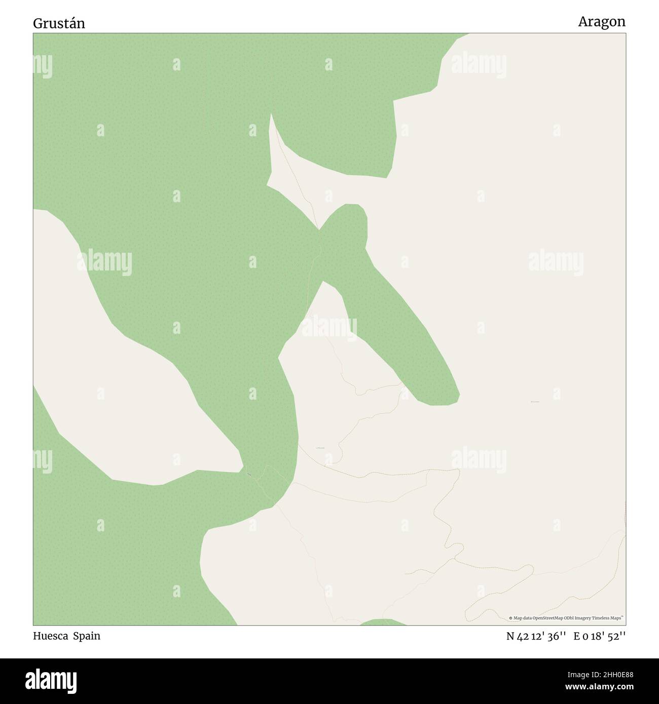 Grustán, Huesca, Spain, Aragon, N 42 12' 36'', E 0 18' 52'', map ...