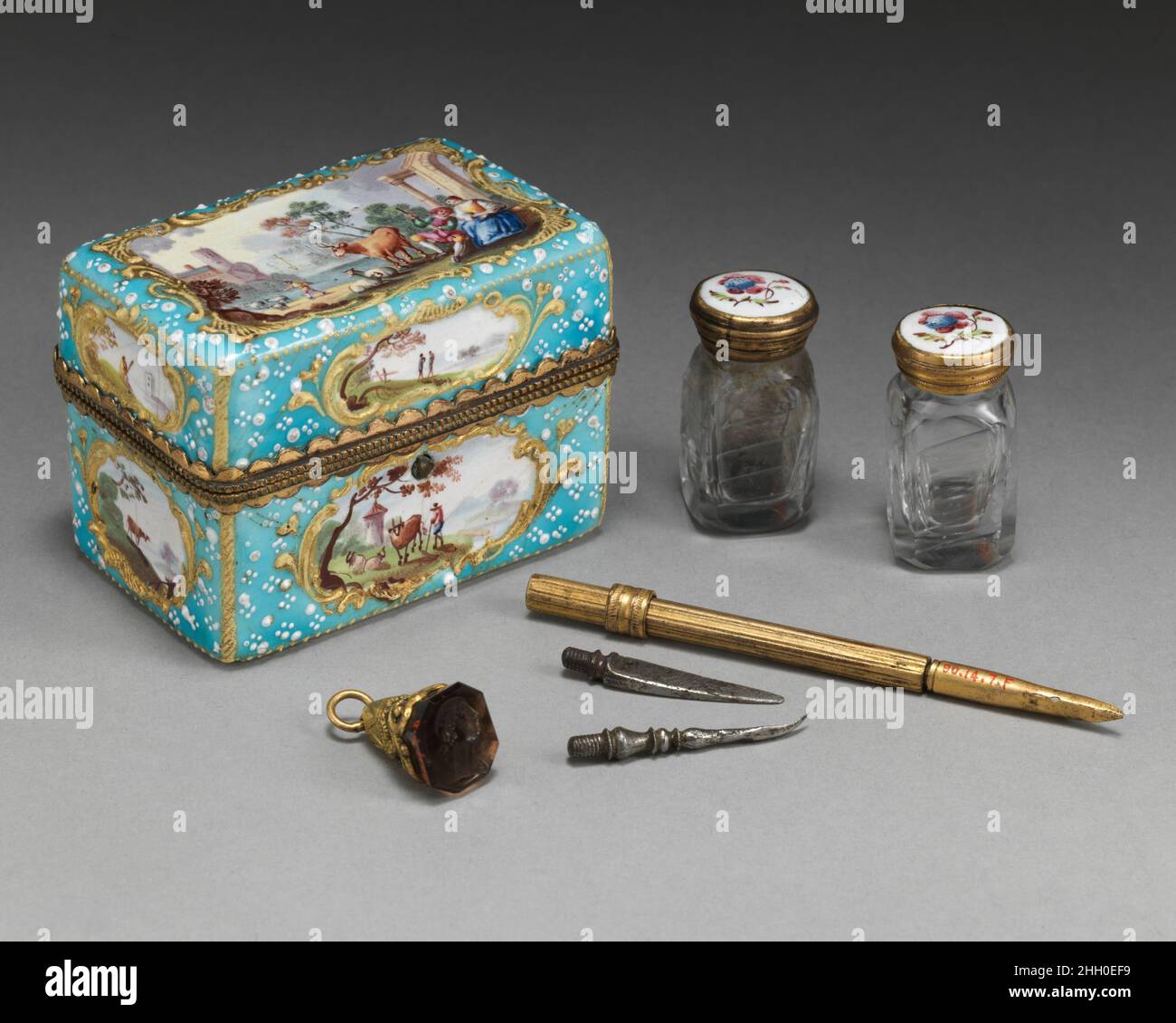 Writing case ca. 1760–1800 British, Staffordshire. Writing case ...
