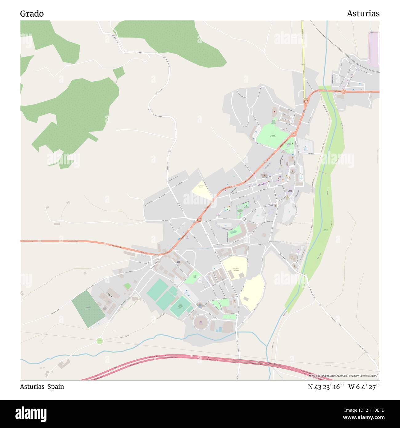 Map of grado spain hi-res stock photography and images - Alamy