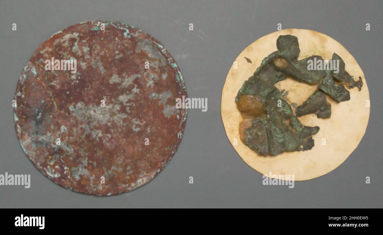 Mirror cover, fragmentary. Mirror cover, fragmentary. Bronze. Bronzes ...