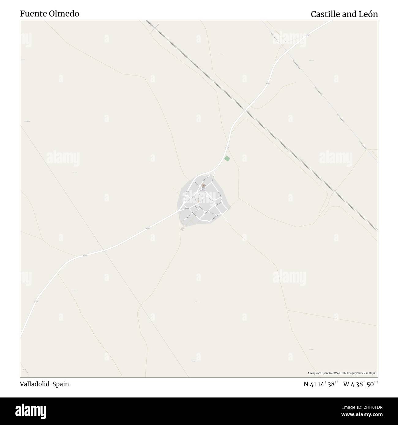 Map of olmedo hi-res stock photography and images - Alamy
