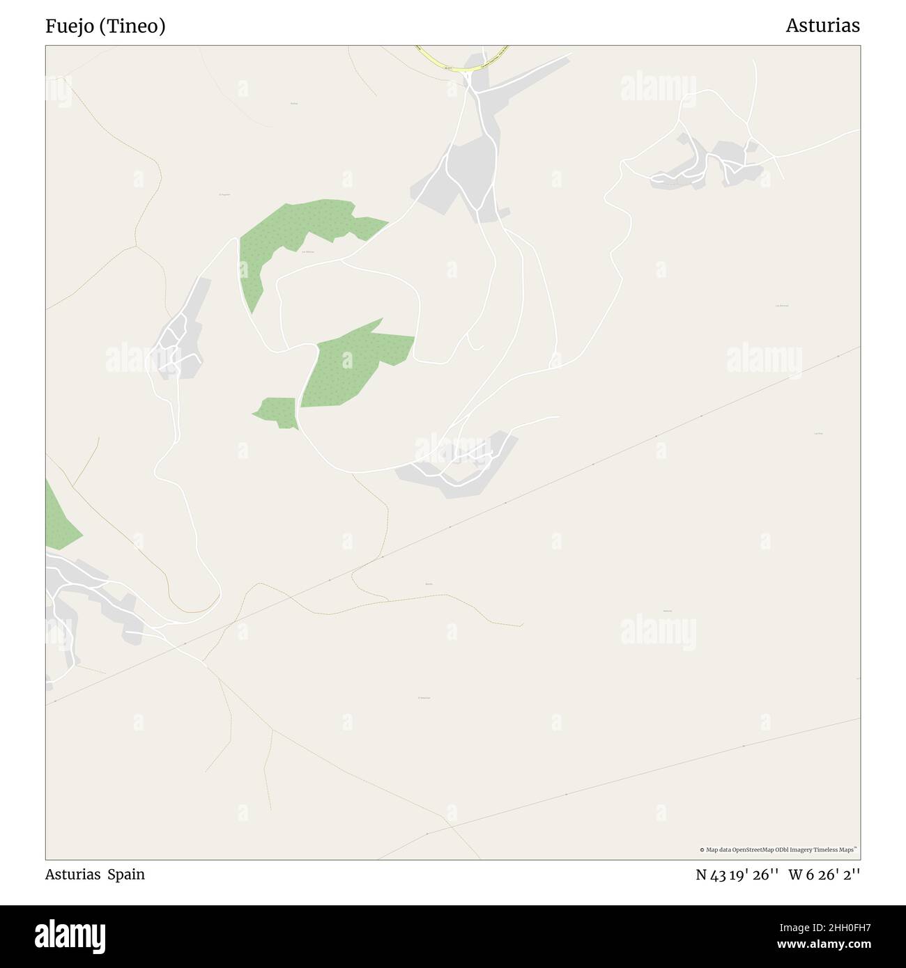 Tineo spain map hi-res stock photography and images - Alamy