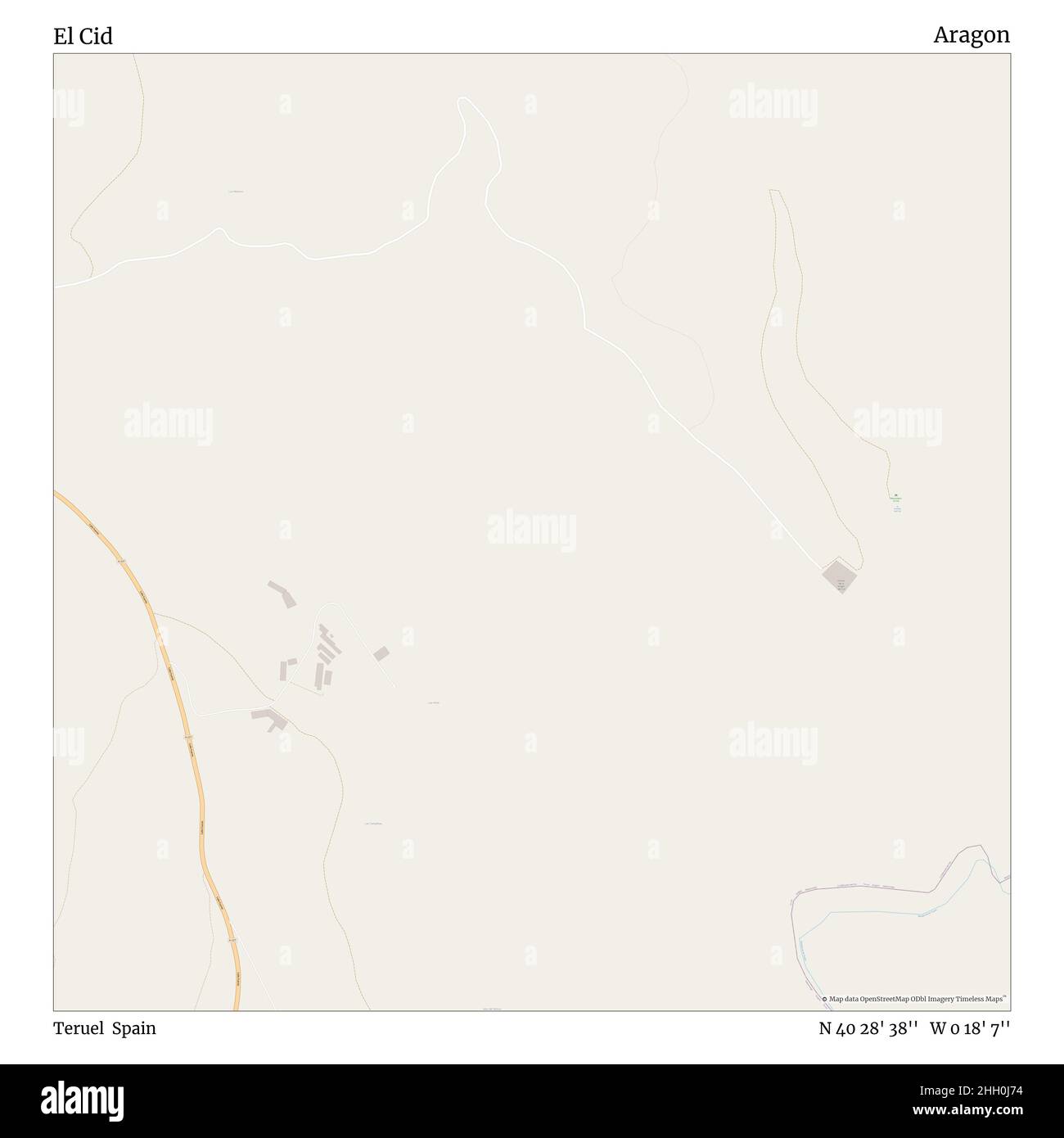 El Cid, Teruel, Spain, Aragon, N 40 28' 38'', W 0 18' 7'', map ...