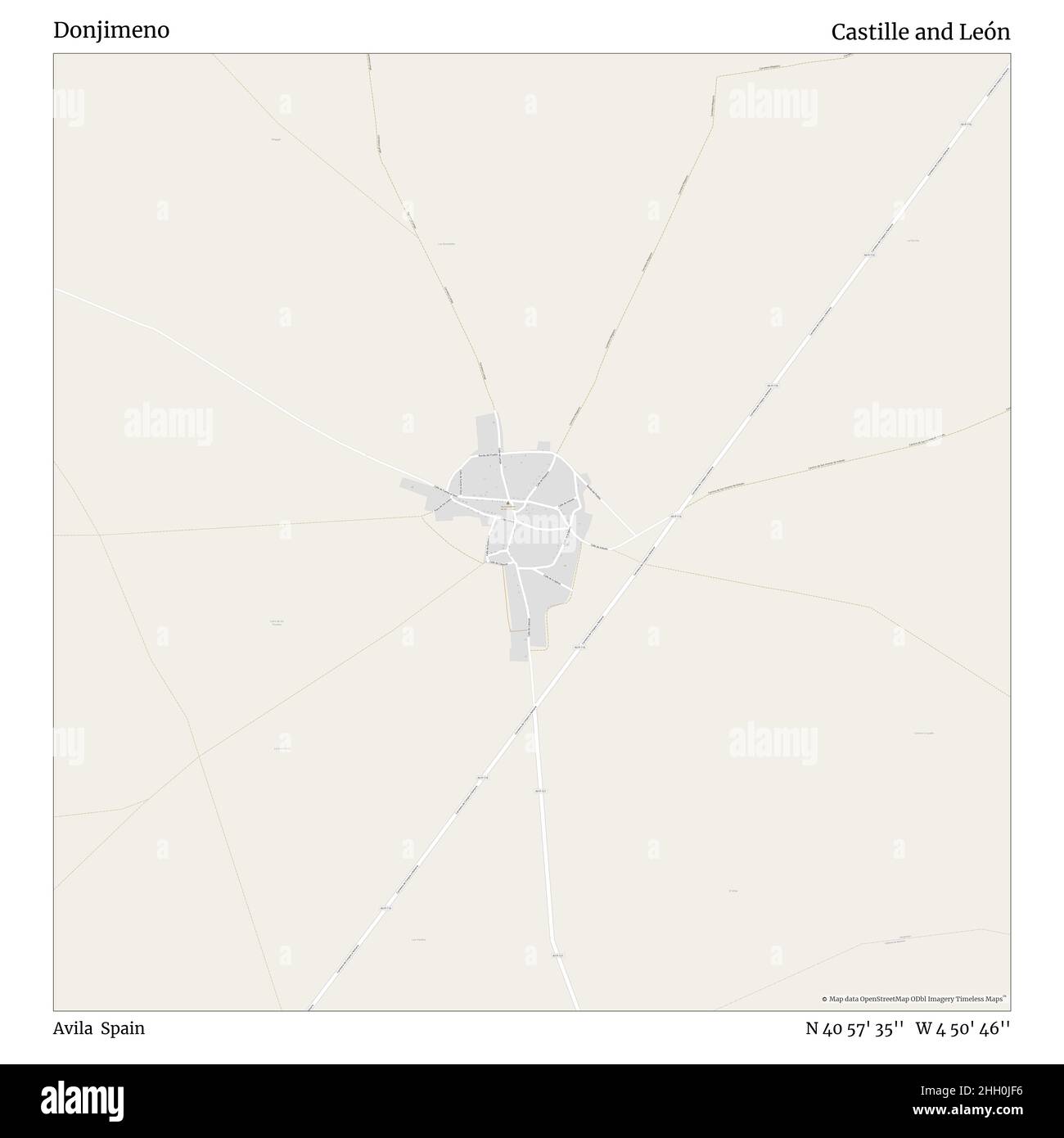 Map of avila spain hi-res stock photography and images - Alamy