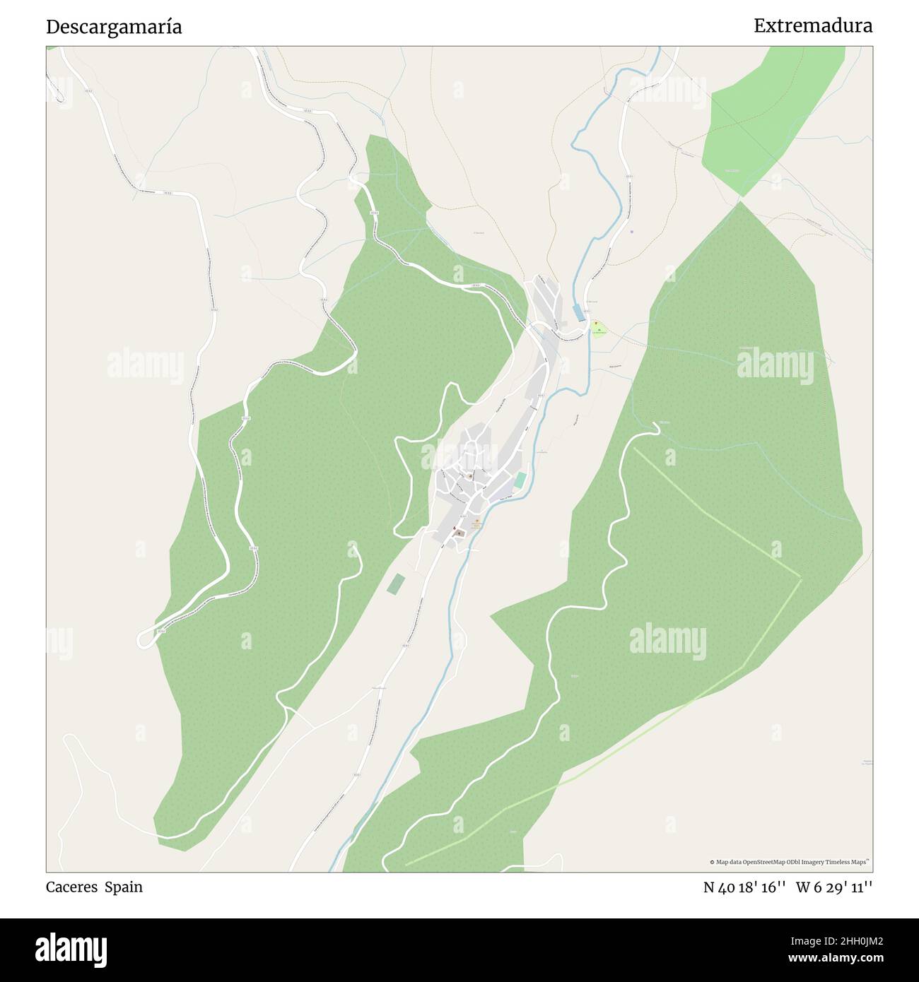 Map of caceres Cut Out Stock Images & Pictures - Alamy