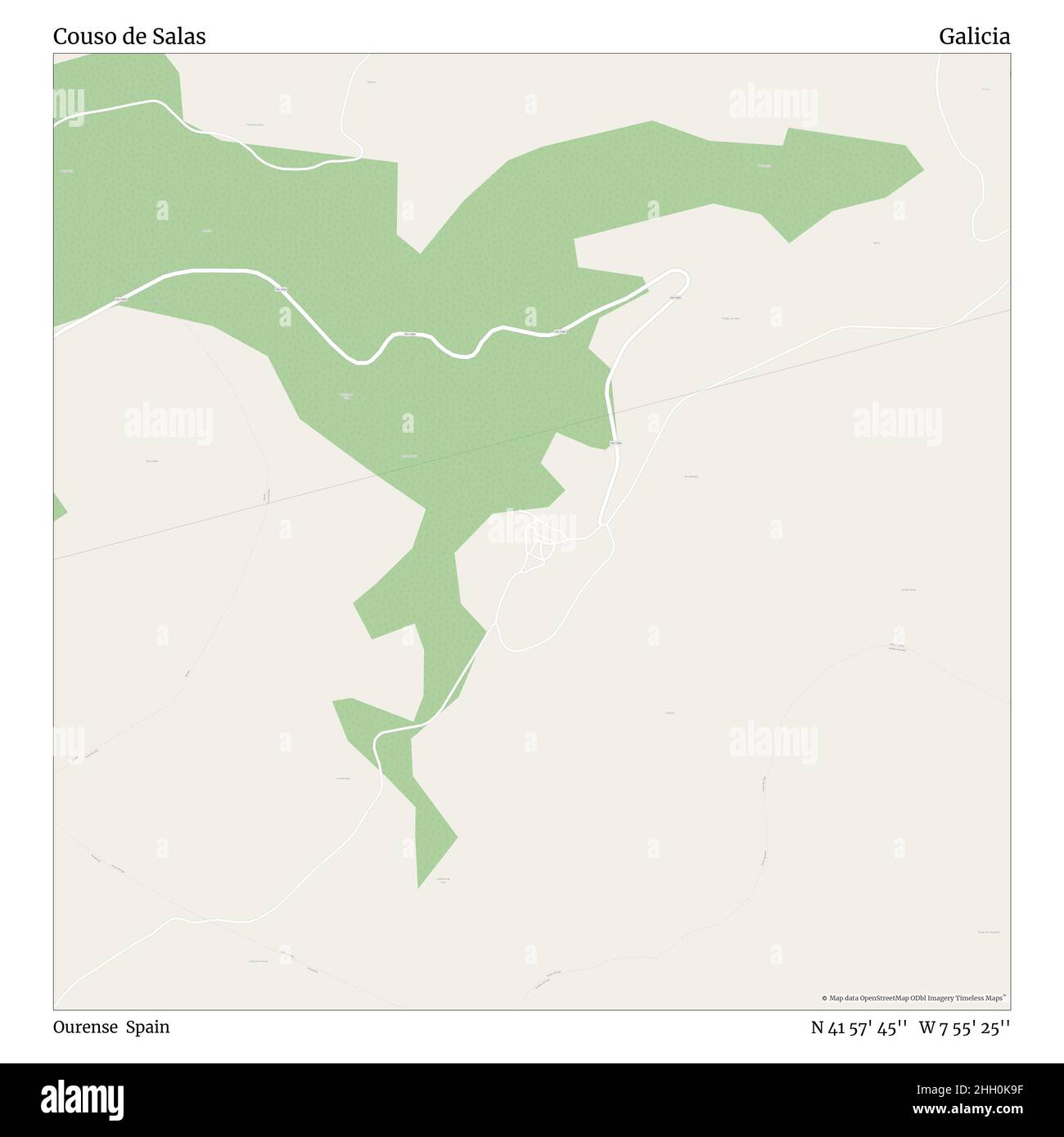 Salas spain map hi-res stock photography and images - Alamy