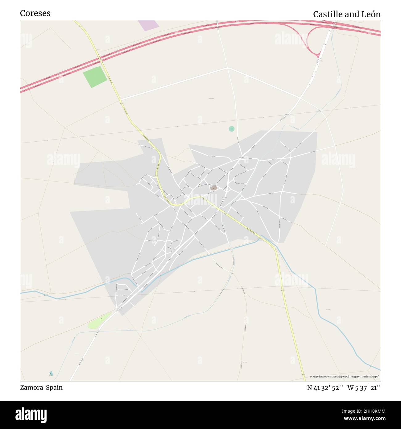 Map of zamora spain hi-res stock photography and images - Alamy
