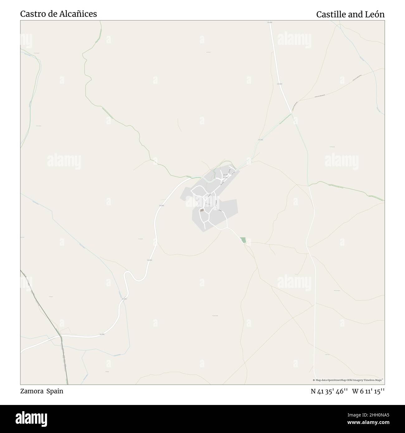 Map of alcanices hi-res stock photography and images - Alamy