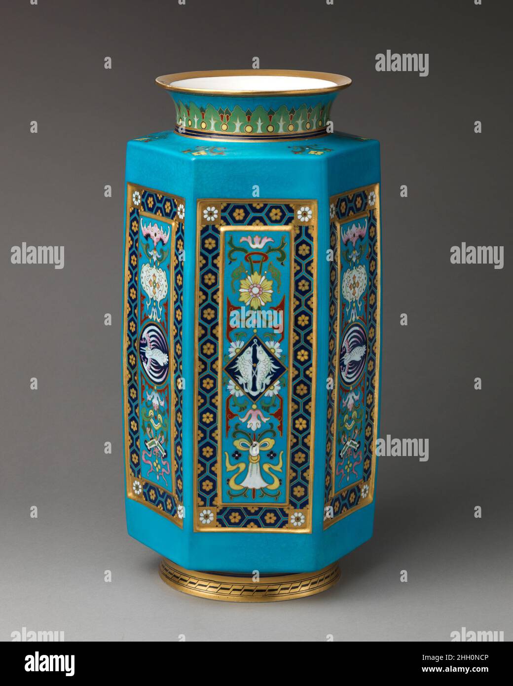 Hexagonal vase 1870–80 Minton(s) Minton was the most important ceramics ...