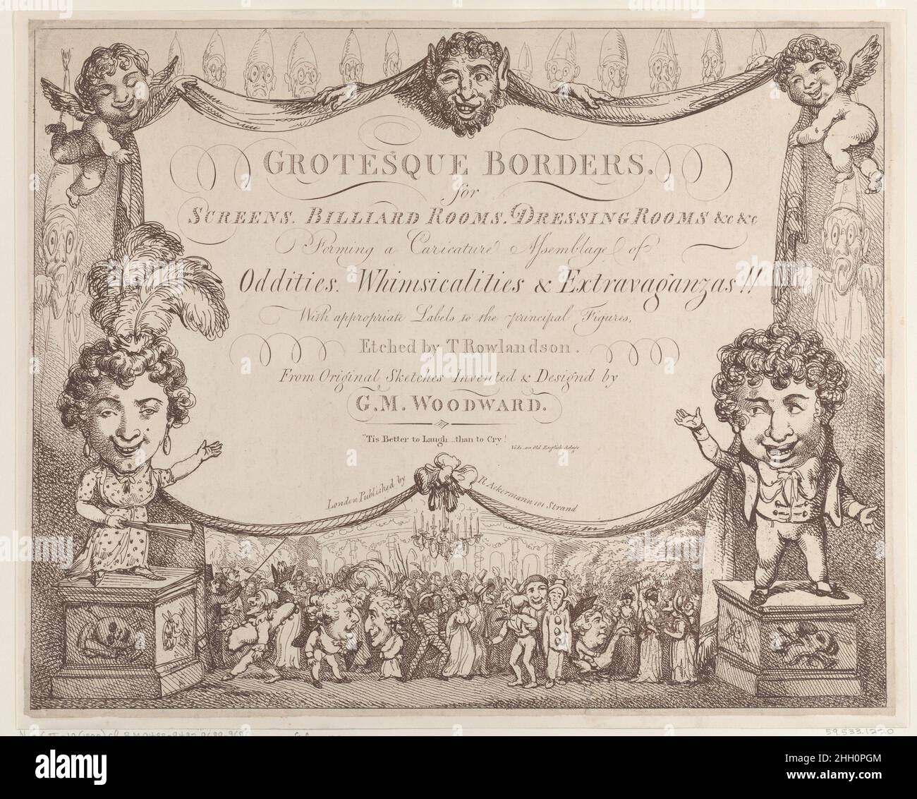 Grotesque Borders for Screens, Billiard Rooms, Dressing Rooms, &c &c ...