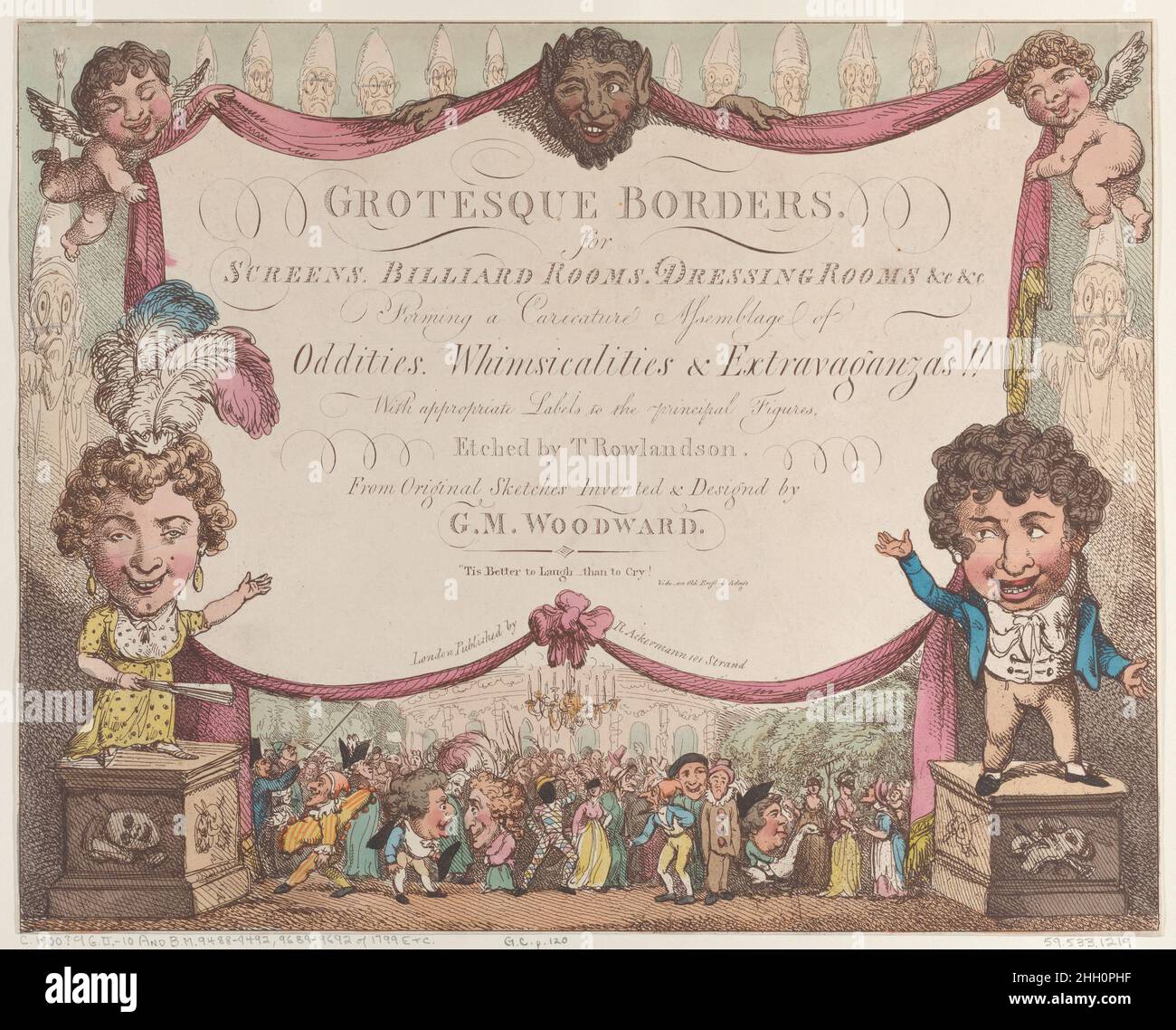 Grotesque Borders for Screens, Billiard Rooms, Dressing Rooms, &c &c ...