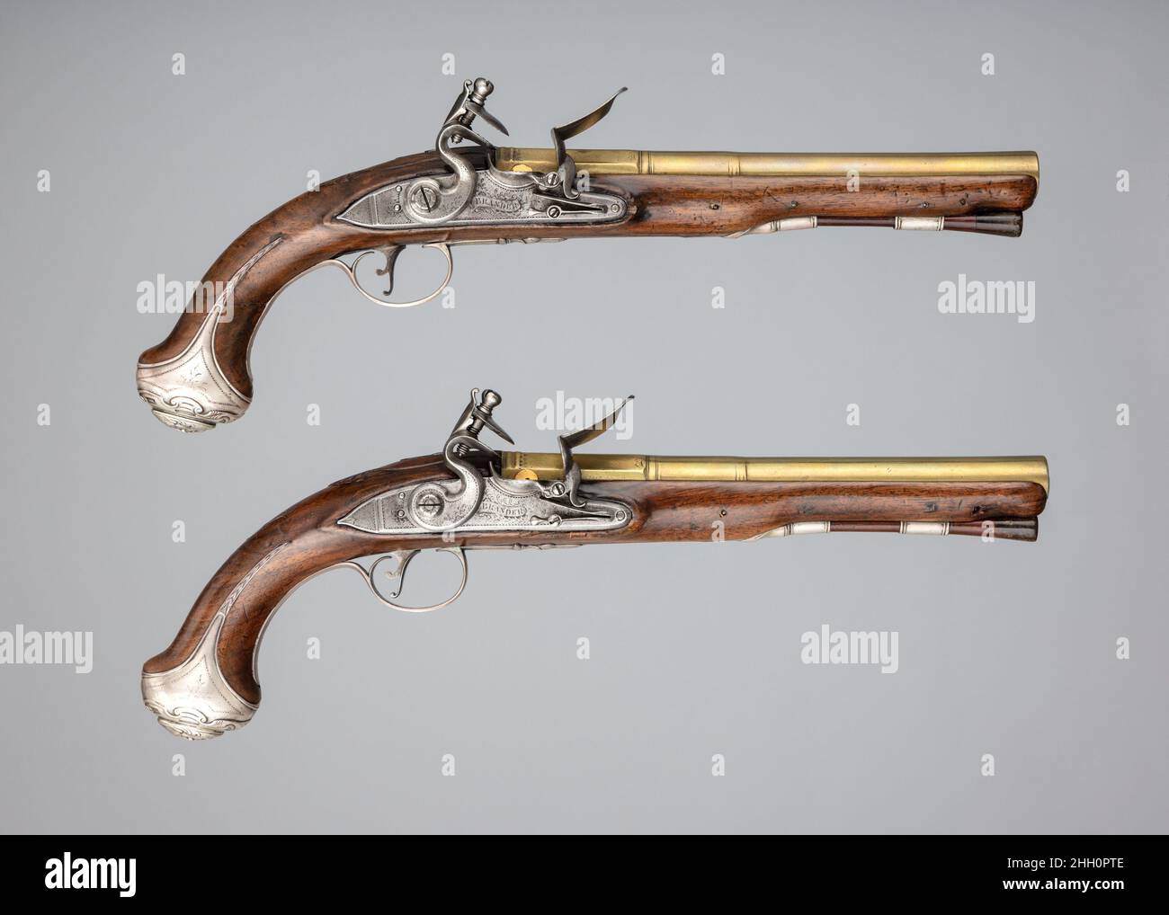 Pair of Flintlock Pistols ca. 1782–83 William Brander William Brander ...