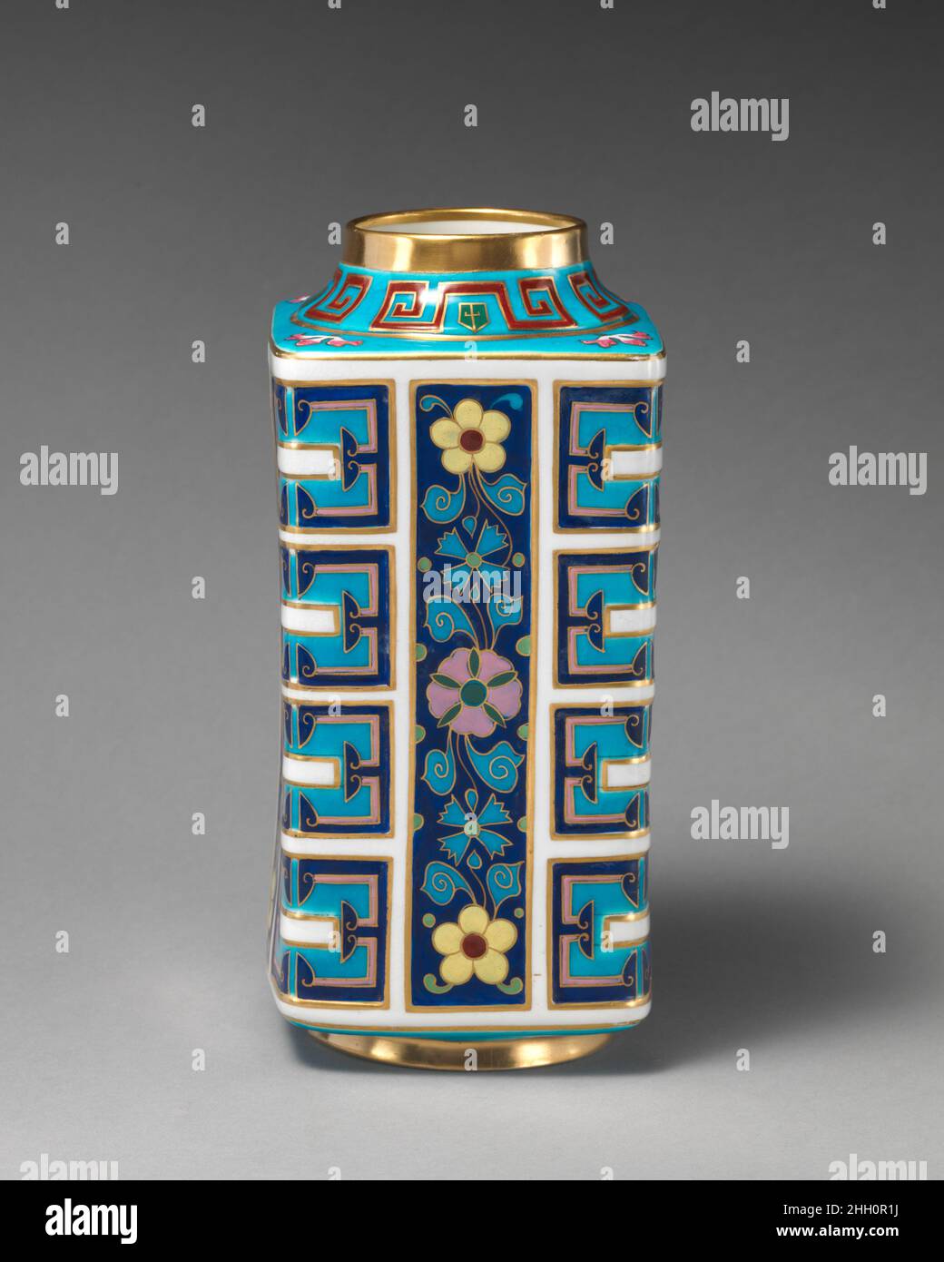 Cuboid vase 1870 Minton(s) Minton was the most important ceramics ...