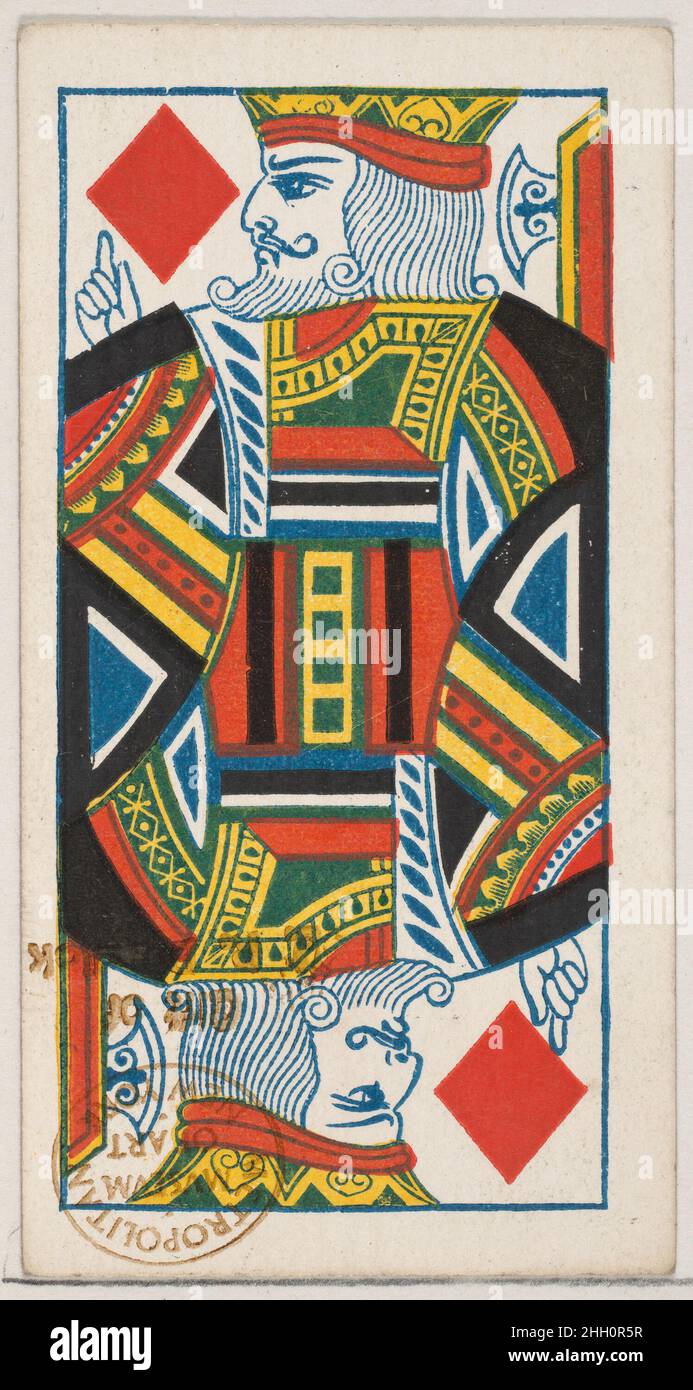 King of Diamonds, from the Playing Cards series (N84) to promote ...