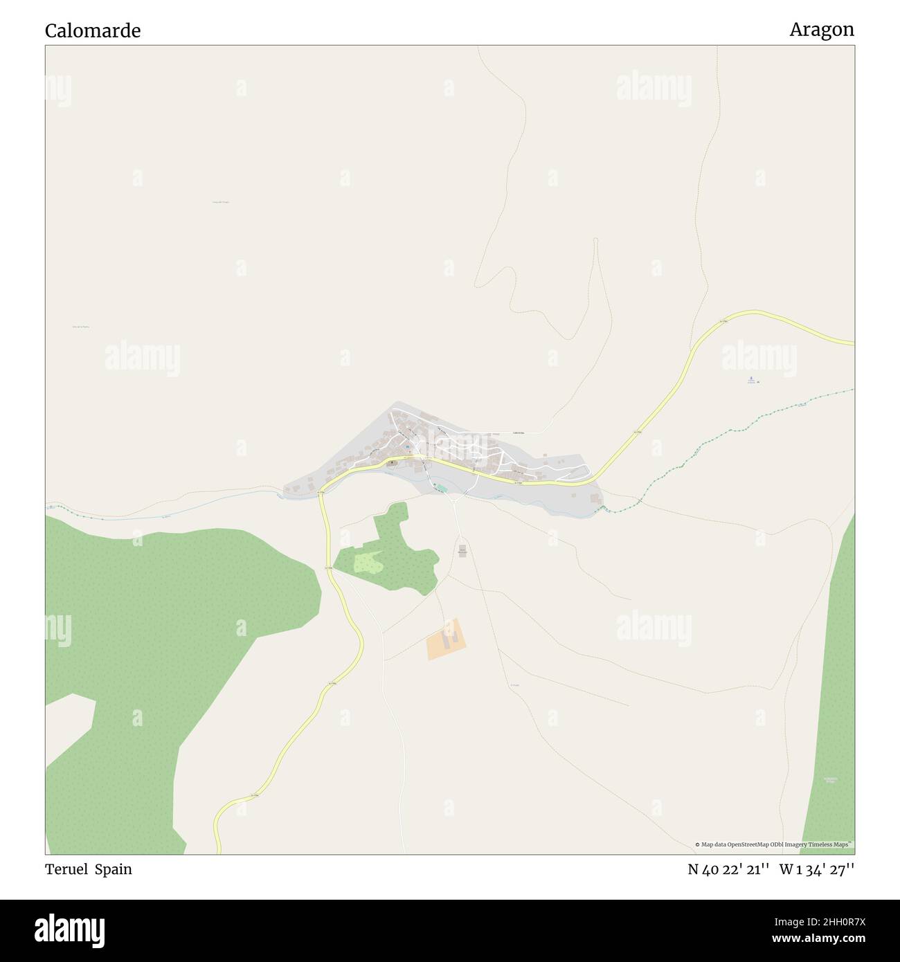 Map of teruel spain hi-res stock photography and images - Alamy