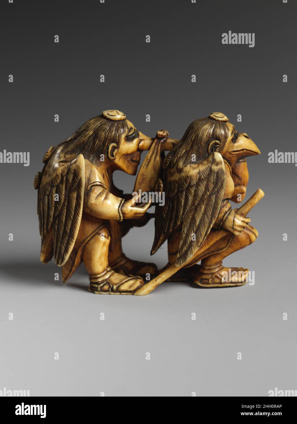 Two Tengu Carrying a Parcel second half 19th century Japan The tengu ...