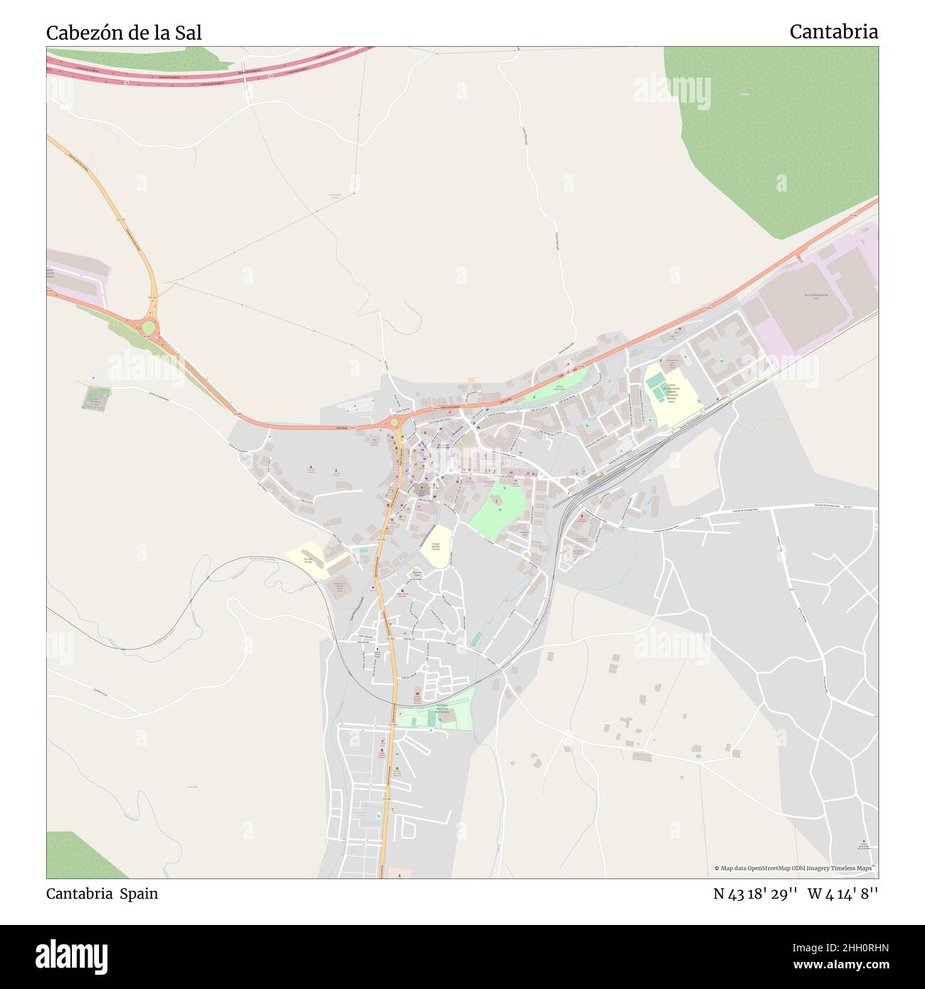 Map of la sal Cut Out Stock Images & Pictures - Alamy