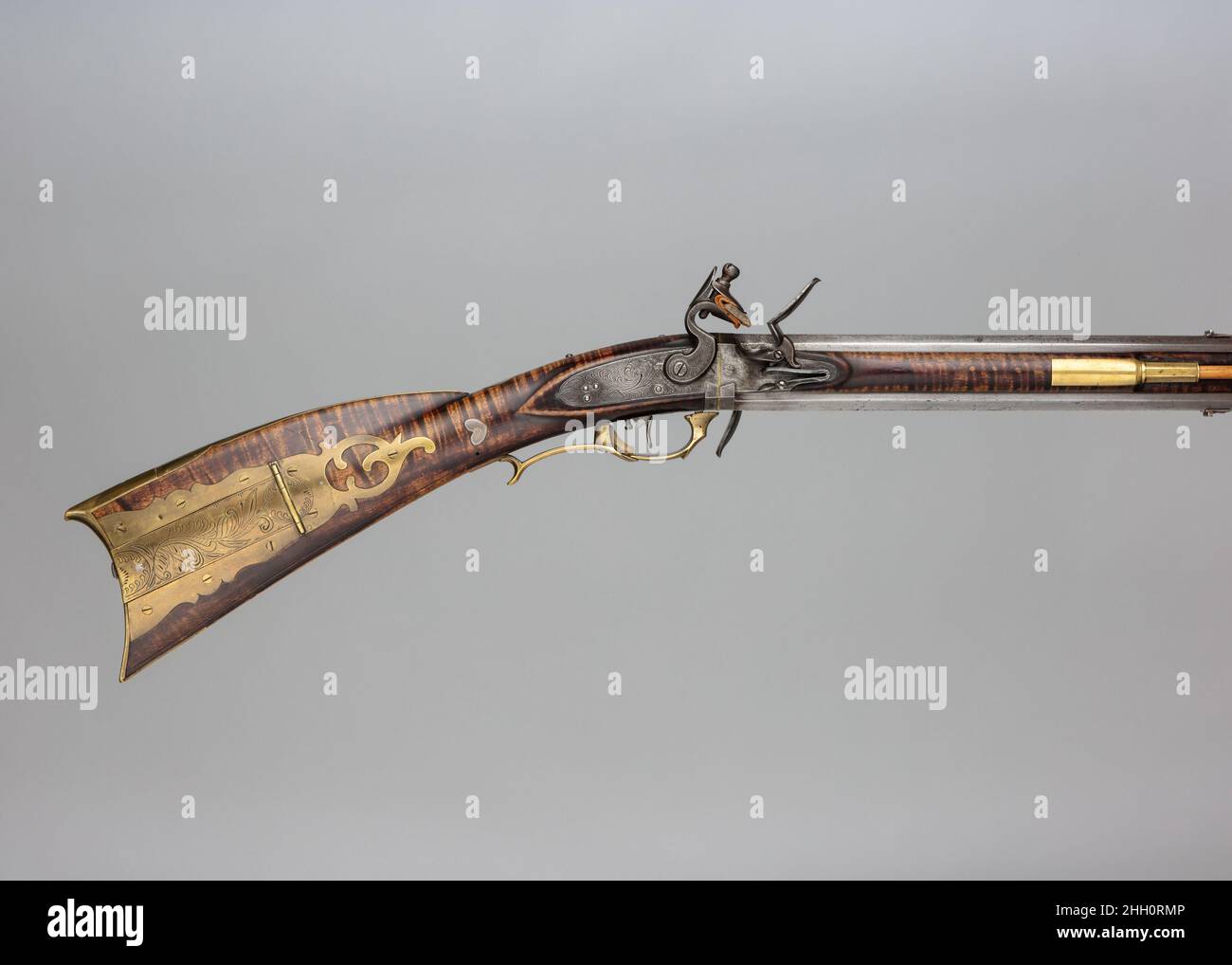 Flintlock Swivel-Breech Longrifle ca. 1830–40 David Boyer Based on his ...