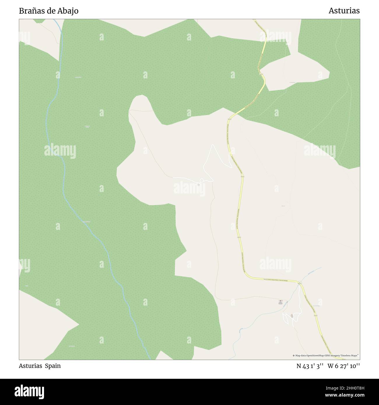 Brañas de Abajo, Asturias, Spain, Asturias, N 43 1' 3'', W 6 27' 10 ...