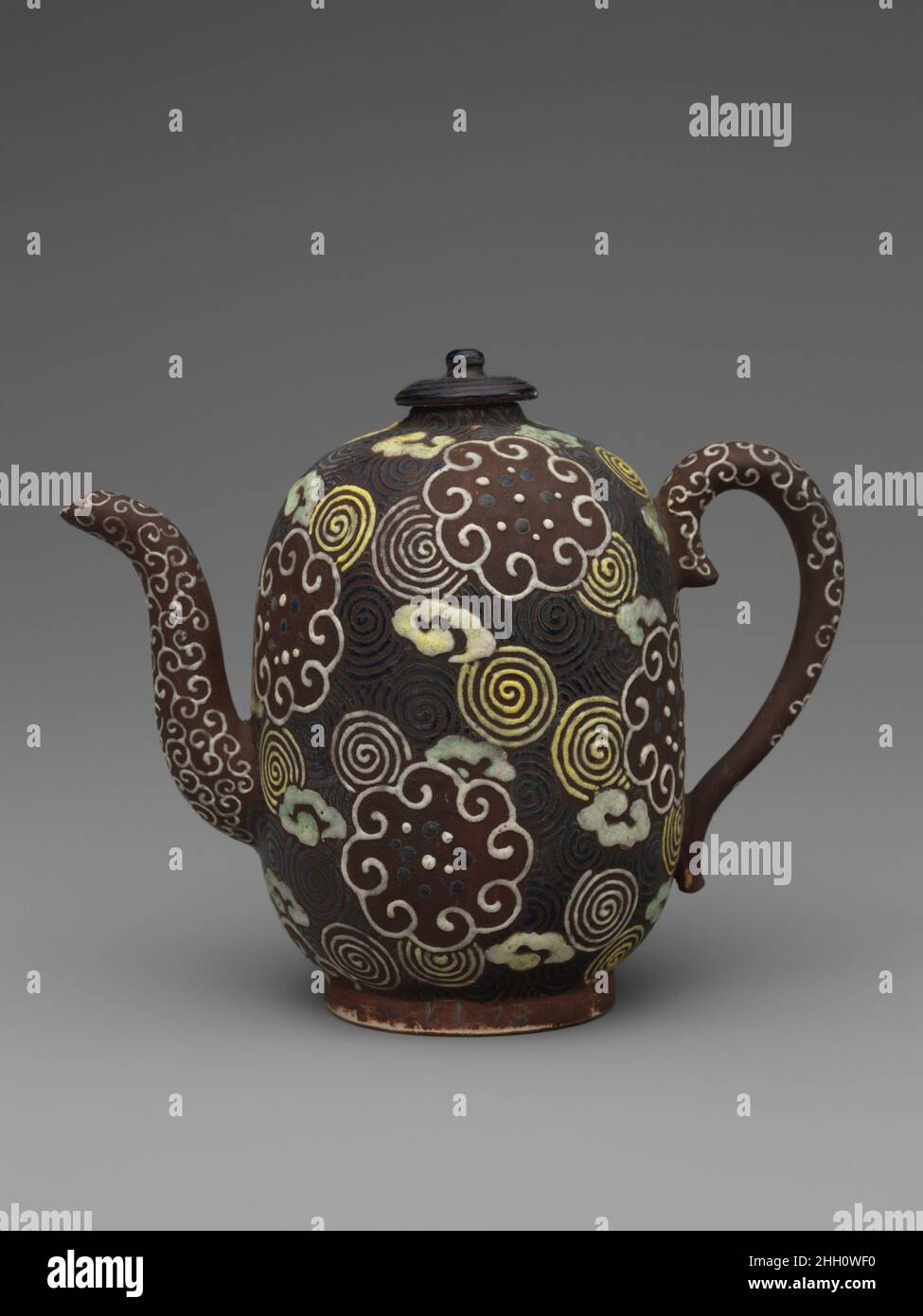 Waterpot ca. 1850 Japan. Waterpot. Japan. ca. 1850. Pottery covered ...