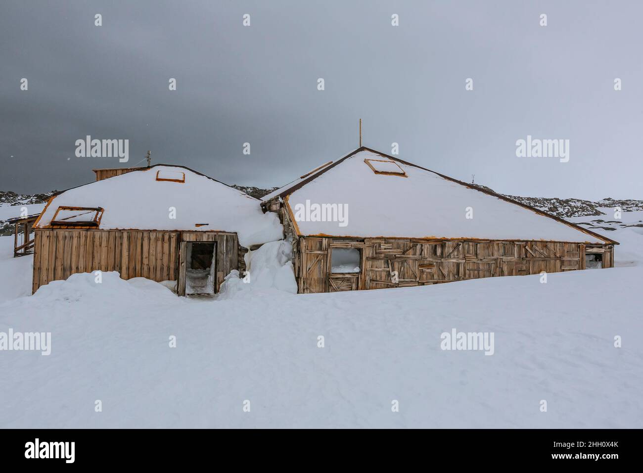 Mawson's Hut, Cape Denison, Antarctica Stock Photo - Alamy