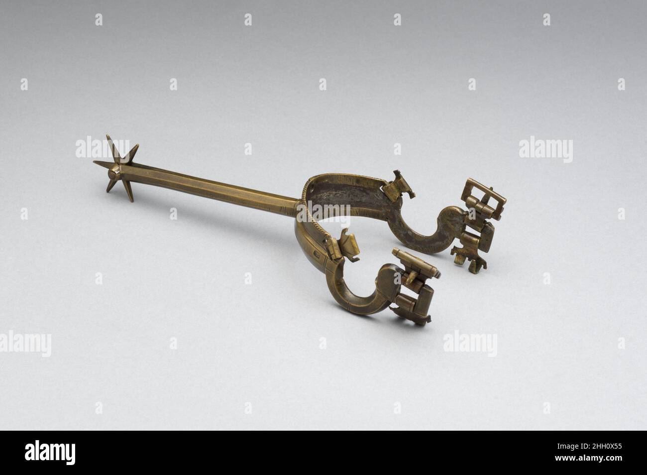 Pair of Rowel Spurs ca. 1500 and 19th century South German This pair is ...