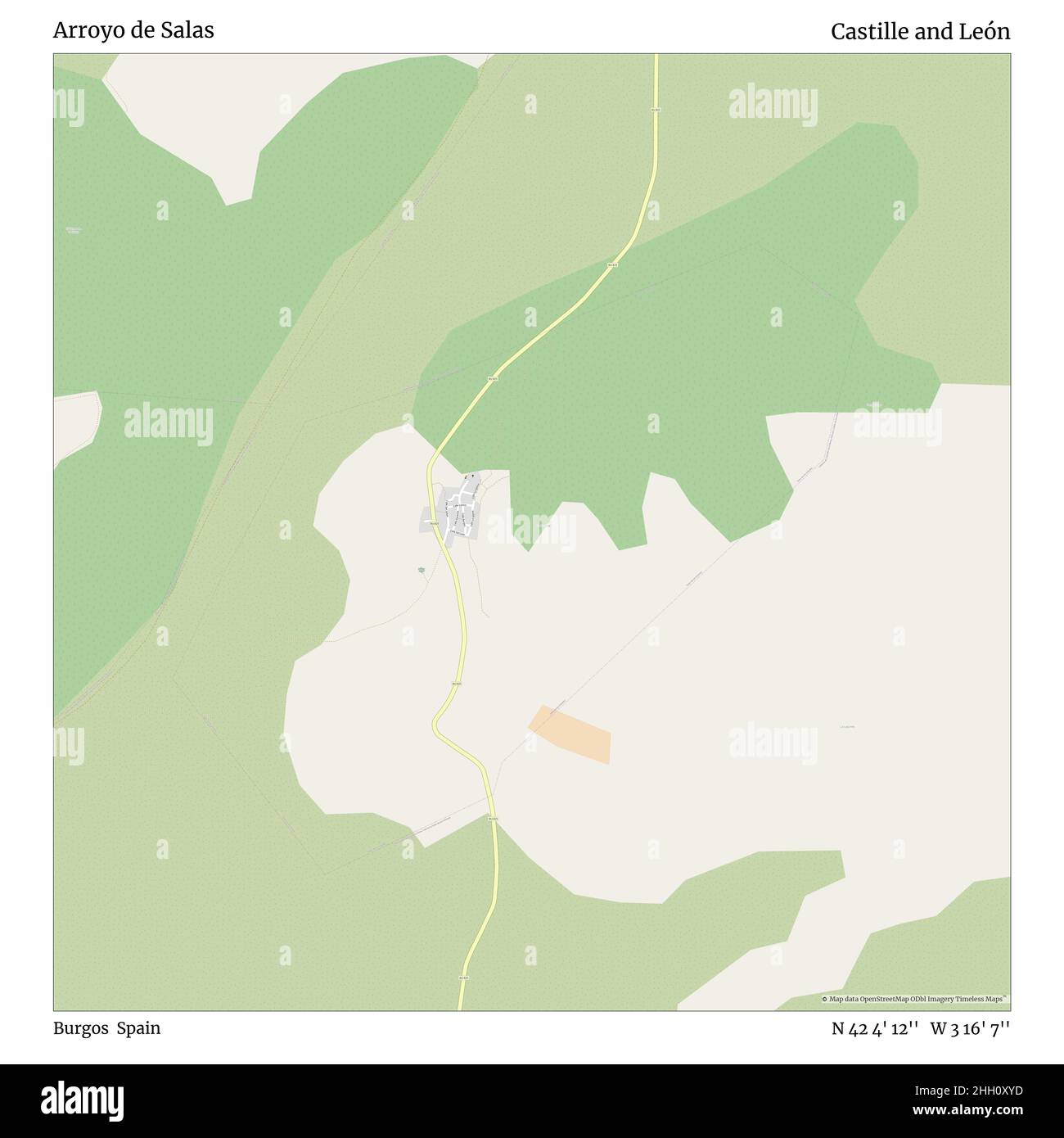 Salas spain map hi-res stock photography and images - Alamy