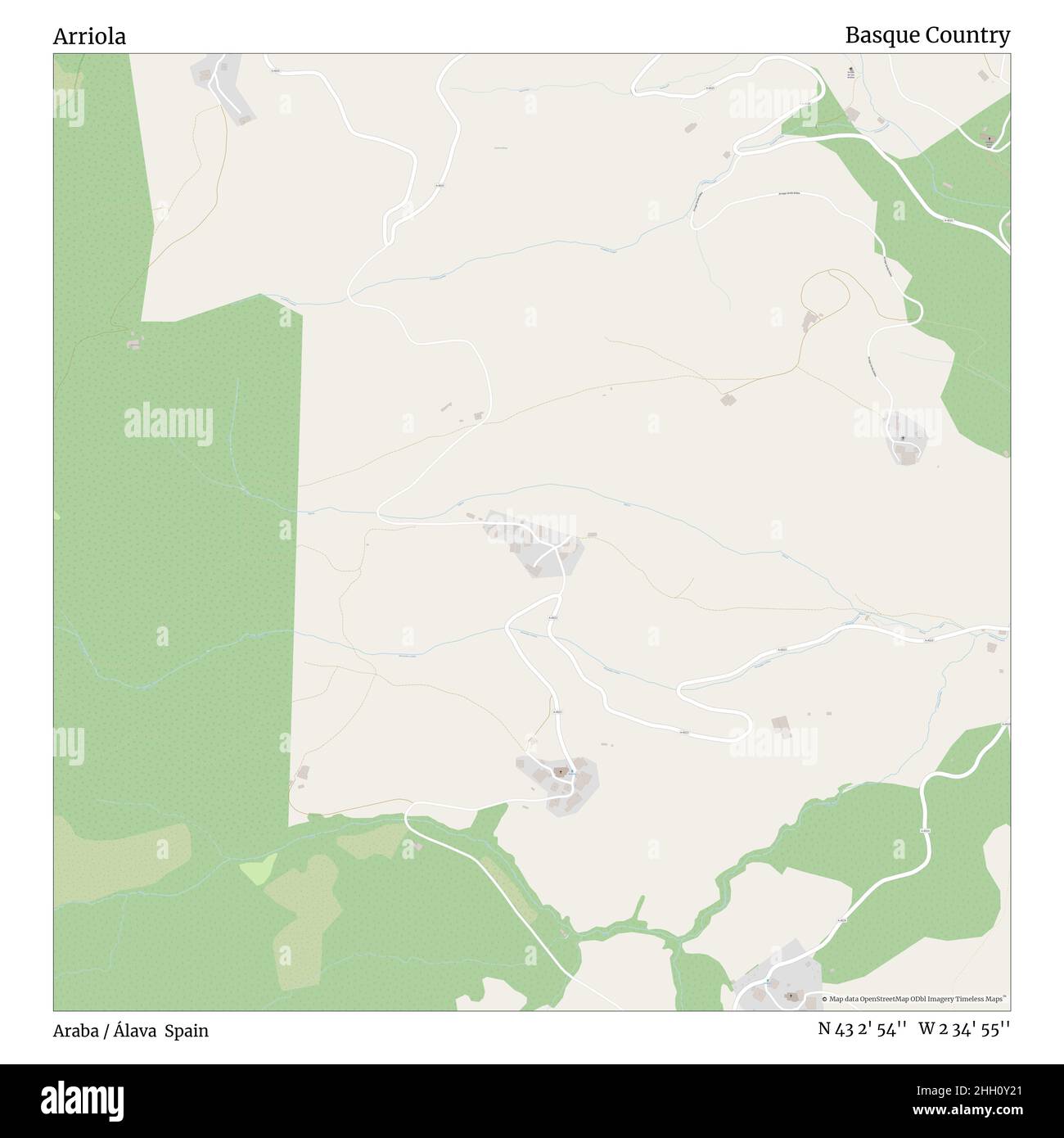 Arriola, Araba / Álava, Spain, Basque Country, N 43 2' 54'', W 2 34' 55 ...