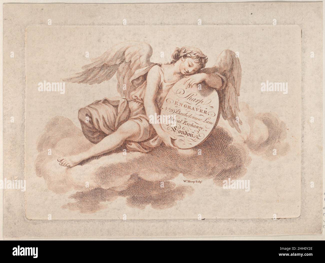 Trade Card for W. Sharp, Engraver 19th century Anonymous, British, 19th ...