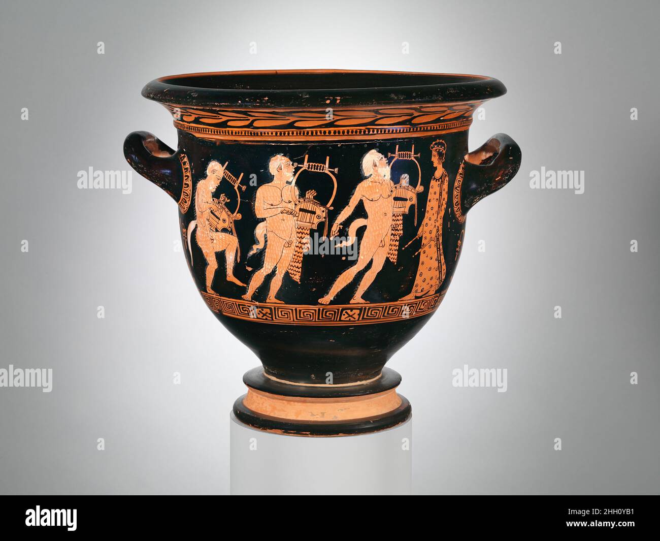 Terracotta bell-krater (bowl for mixing wine and water) ca. 420 B.C ...
