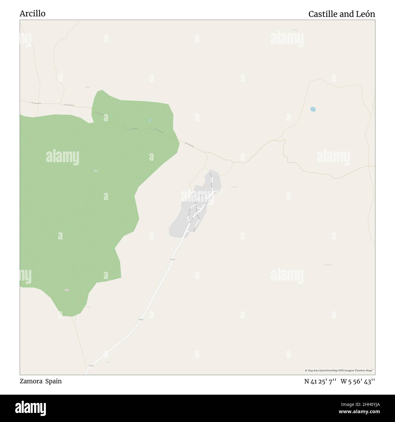 Map of zamora spain hi-res stock photography and images - Alamy