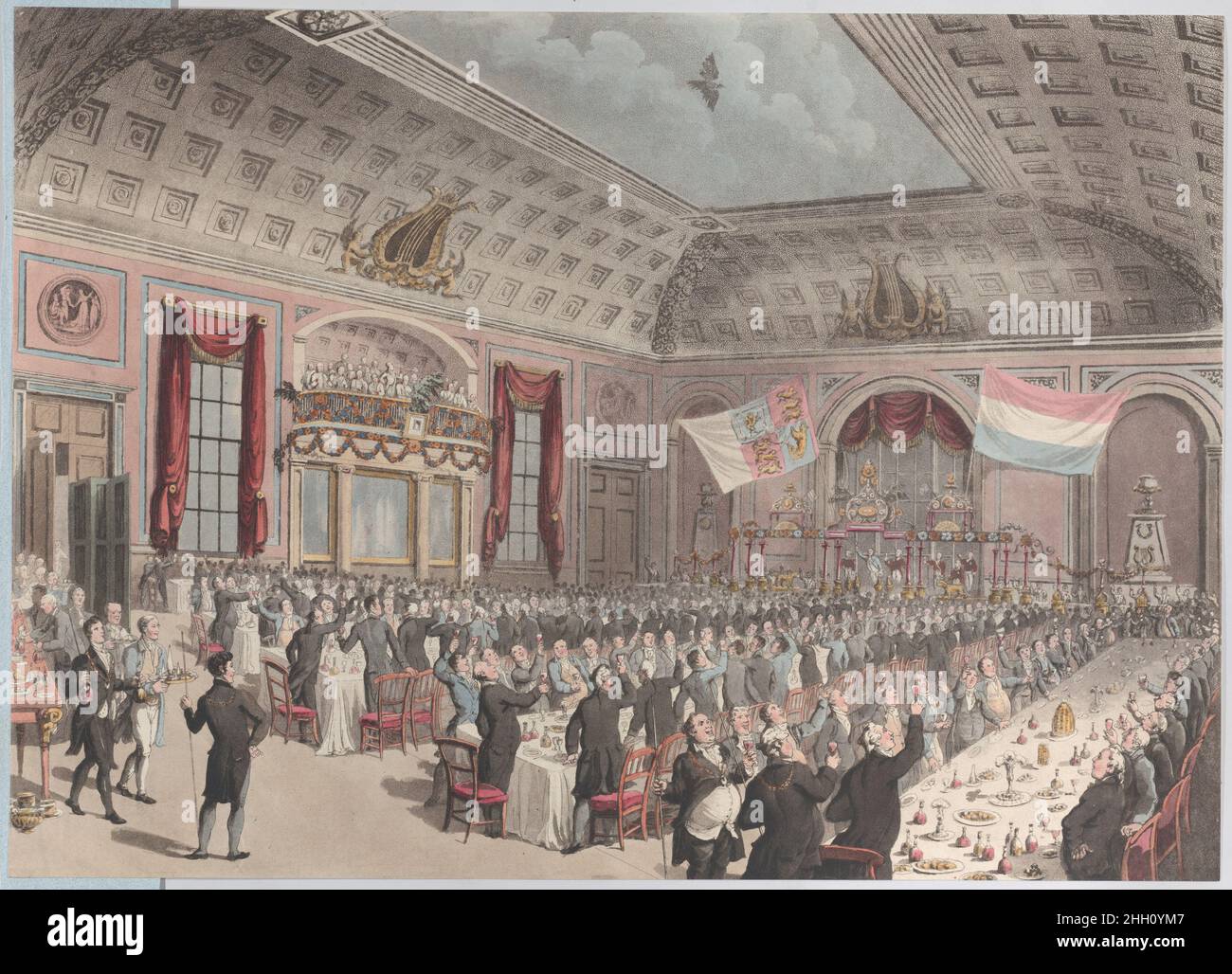 Dinner in Celebration of the Emancipation of Holland from France, City ...