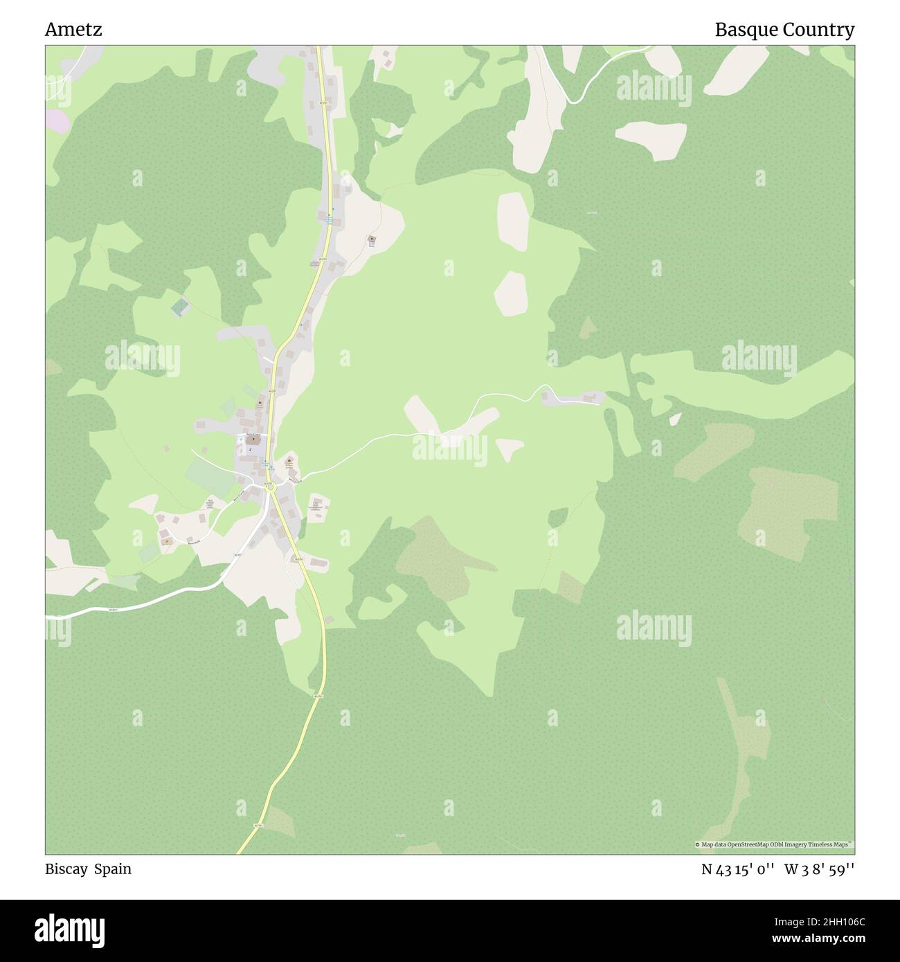 Ametz, Biscay, Spain, Basque Country, N 43 15' 0'', W 3 8' 59'', map ...