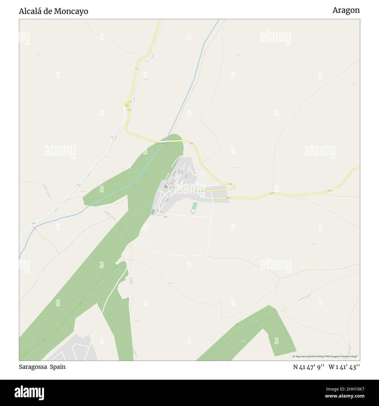 Map of alcala Cut Out Stock Images & Pictures - Alamy