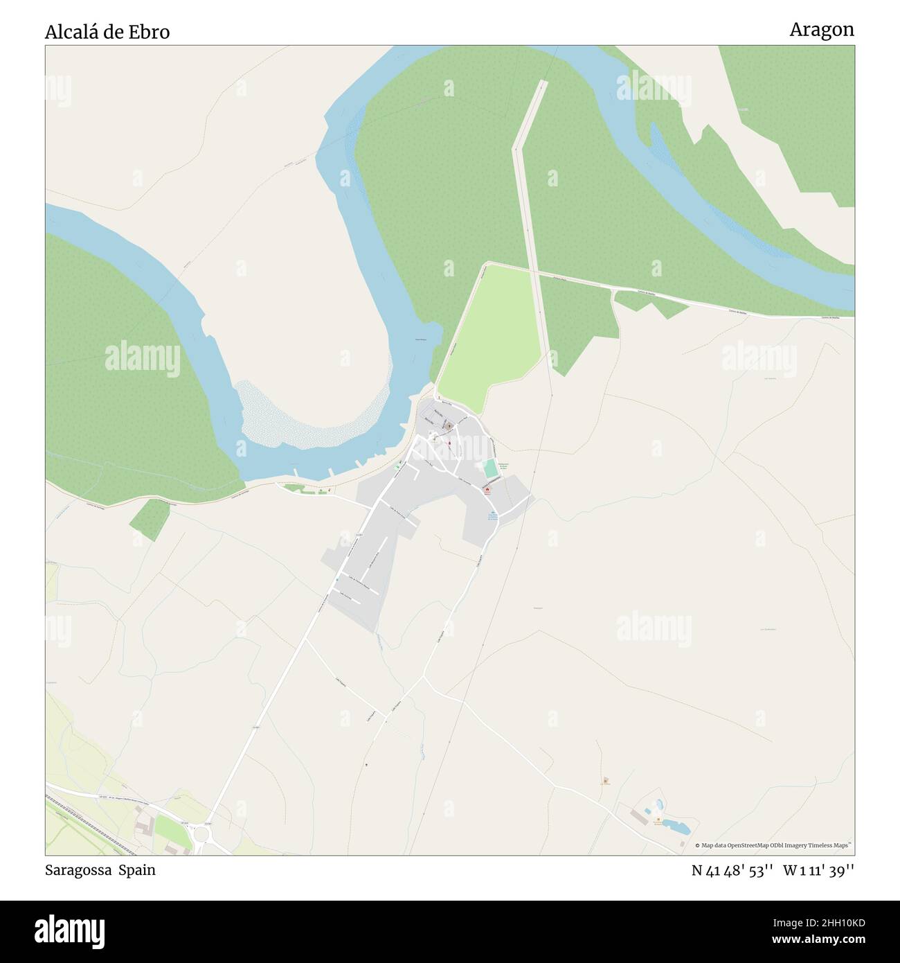 Map of alcala Cut Out Stock Images & Pictures - Alamy