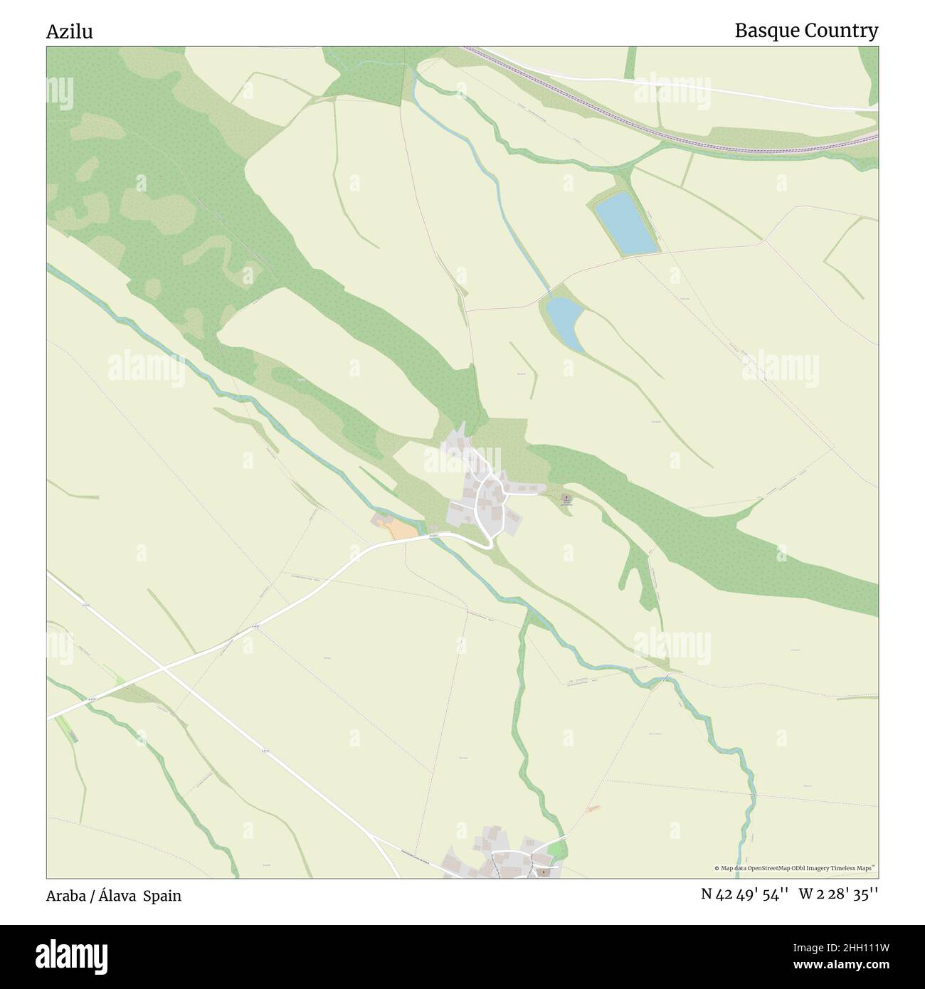 Azilu, Araba / Álava, Spain, Basque Country, N 42 49' 54'', W 2 28' 35 ...