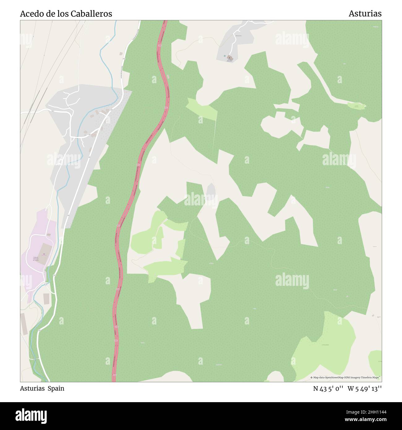 Acedo de los Caballeros, Asturias, Spain, Asturias, N 43 5' 0'', W 5 49 ...