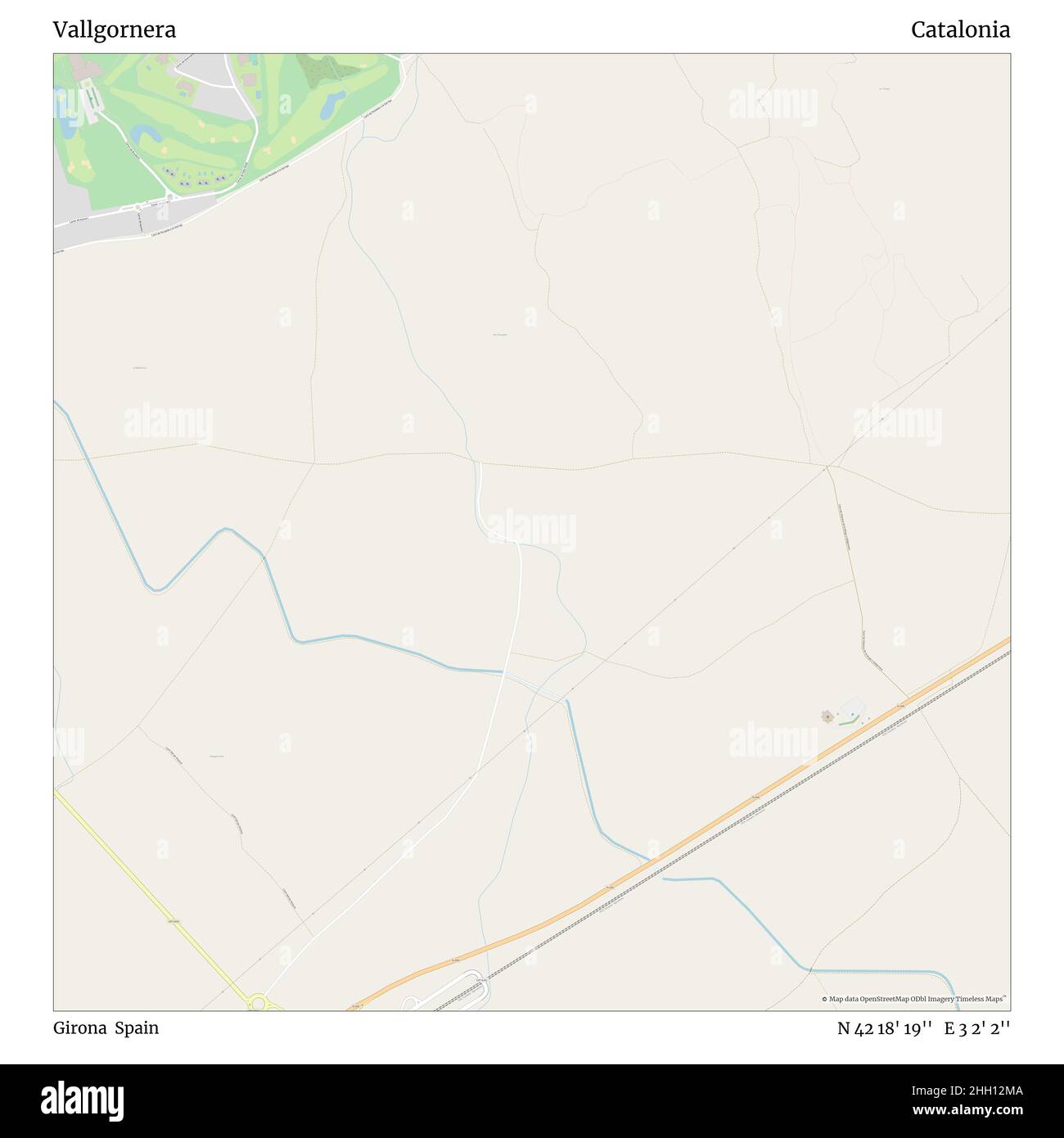 Vallgornera, Girona, Spain, Catalonia, N 42 18' 19'', E 3 2' 2'', map ...